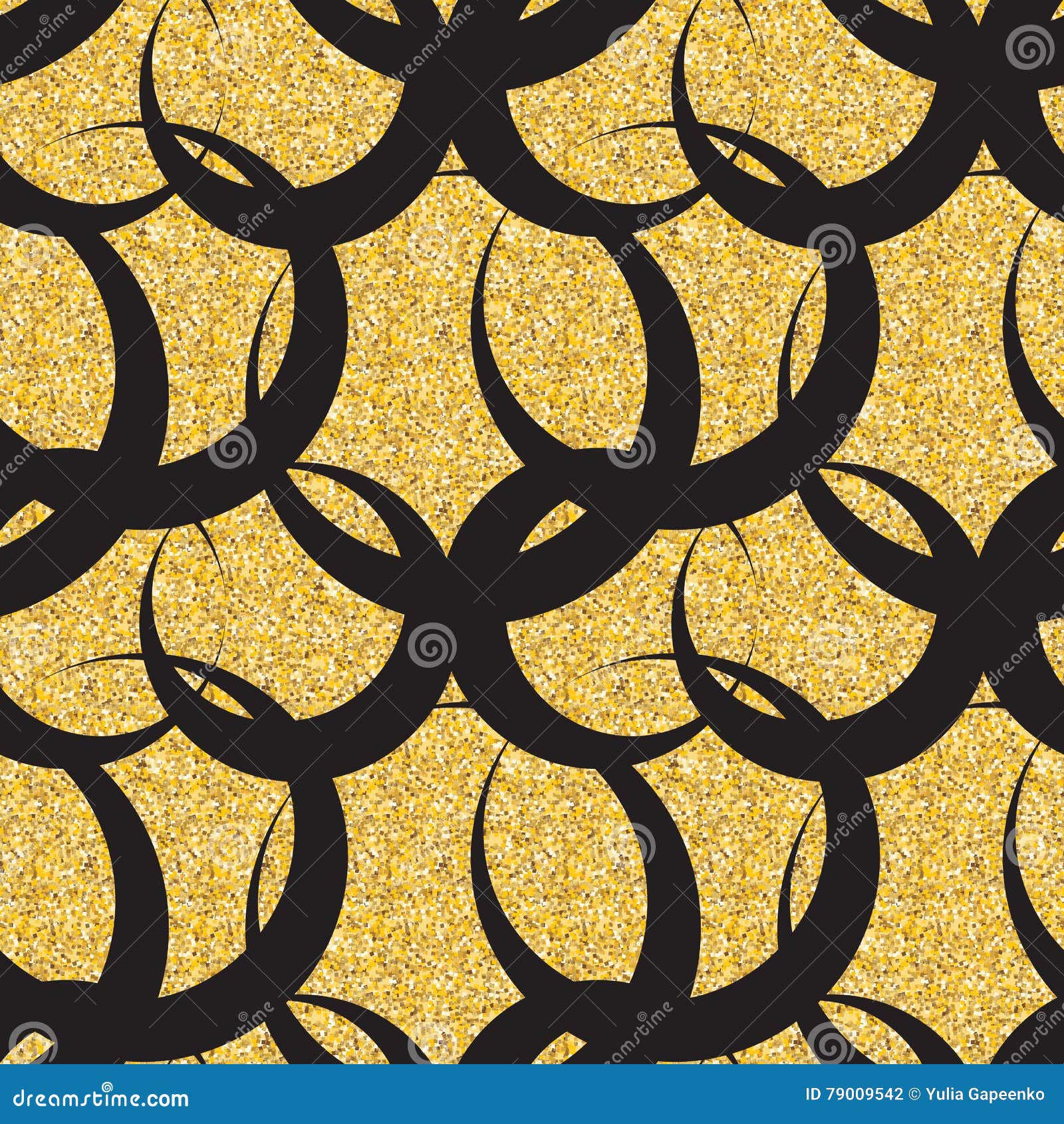 Abstract Simple Glossy Golden Seamless Pattern Background Stock Vector ...