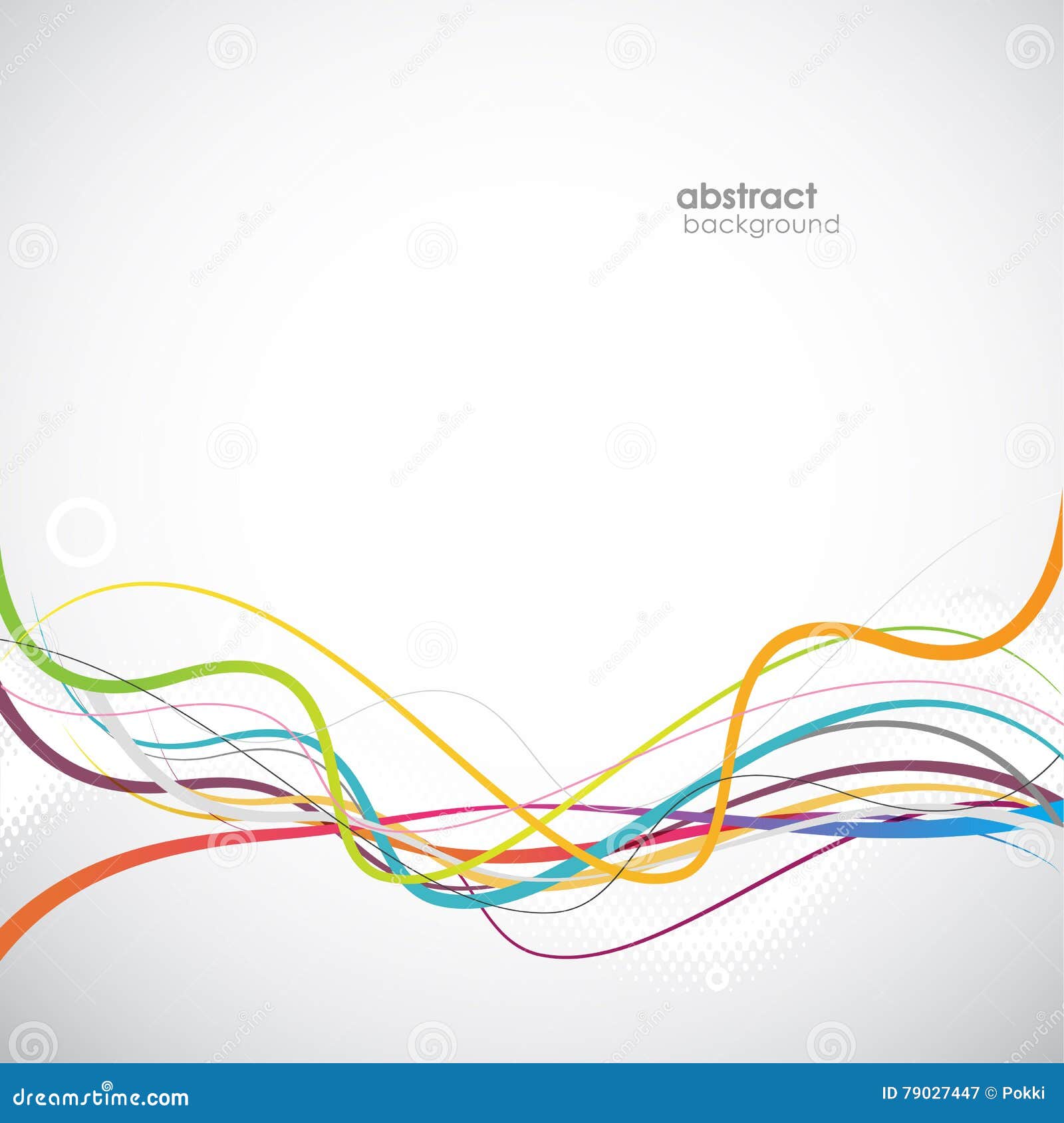 Abstract Simple Lines in Footer. Stock Vector - Illustration of blue ...