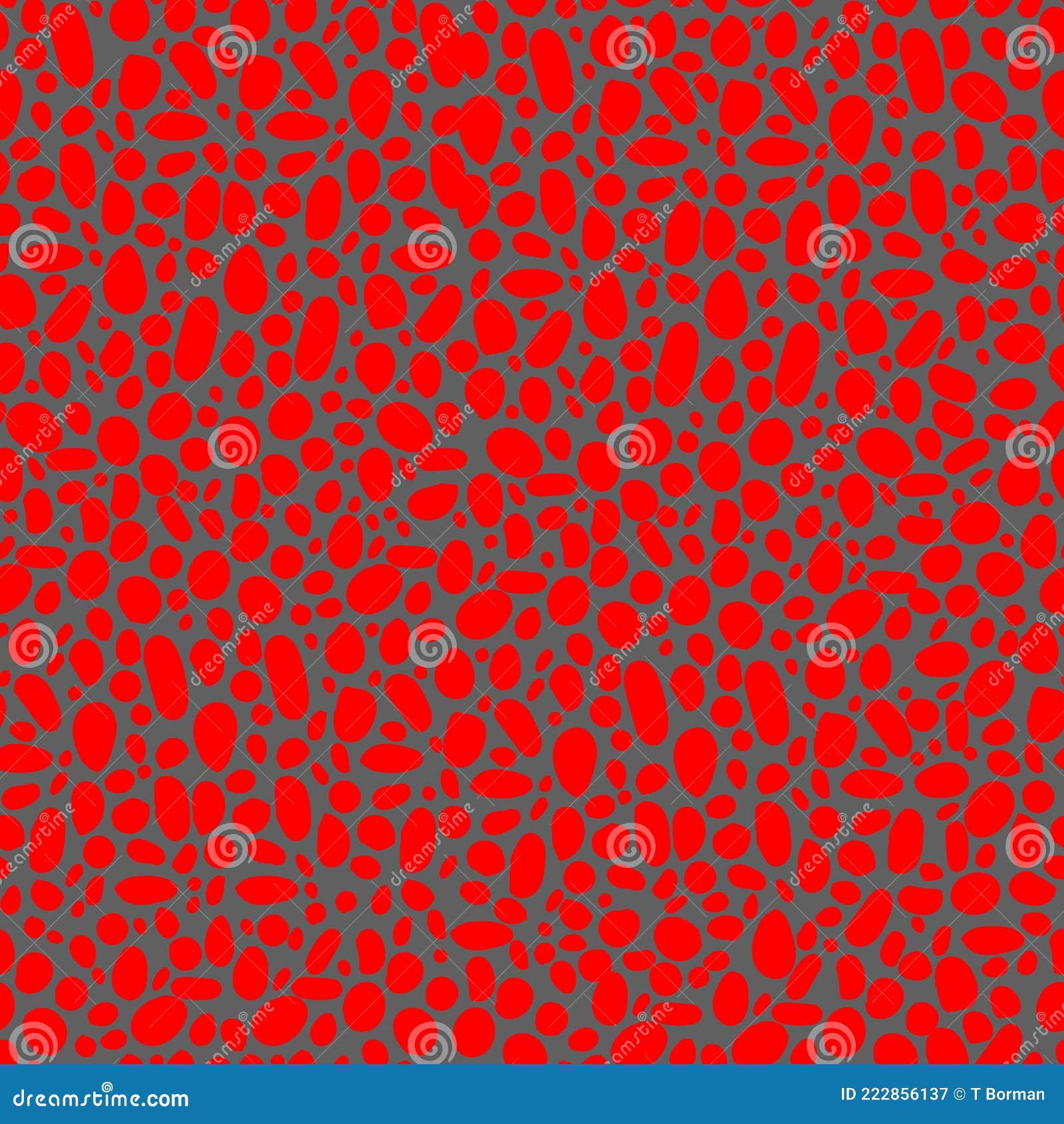 Abstract Simple Seamless Vector Pattern Many Small Red Dots Spots on a ...