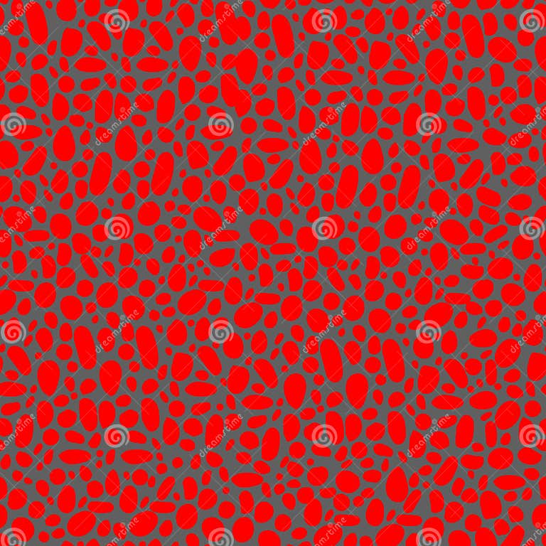 Abstract Simple Seamless Vector Pattern Many Small Red Dots Spots on a ...