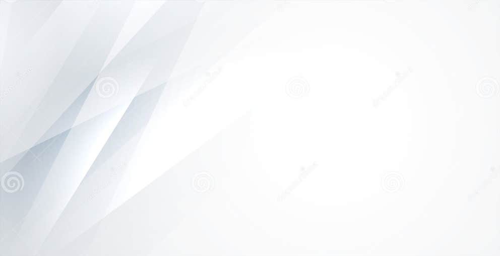 Abstract and Simple White Backdrop Banner with Blank Space Stock Vector ...