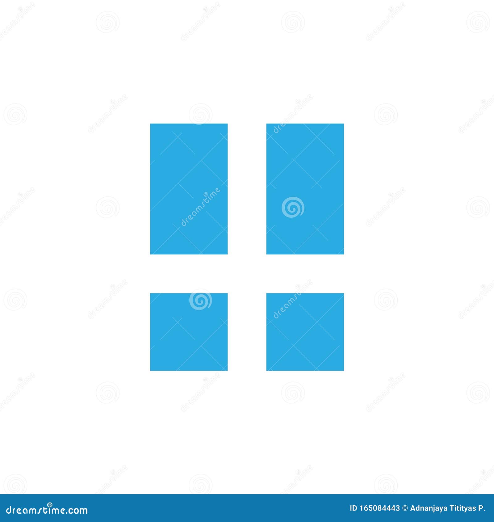 Abstract Simple Window Logo Vector Stock Vector - Illustration of logo ...