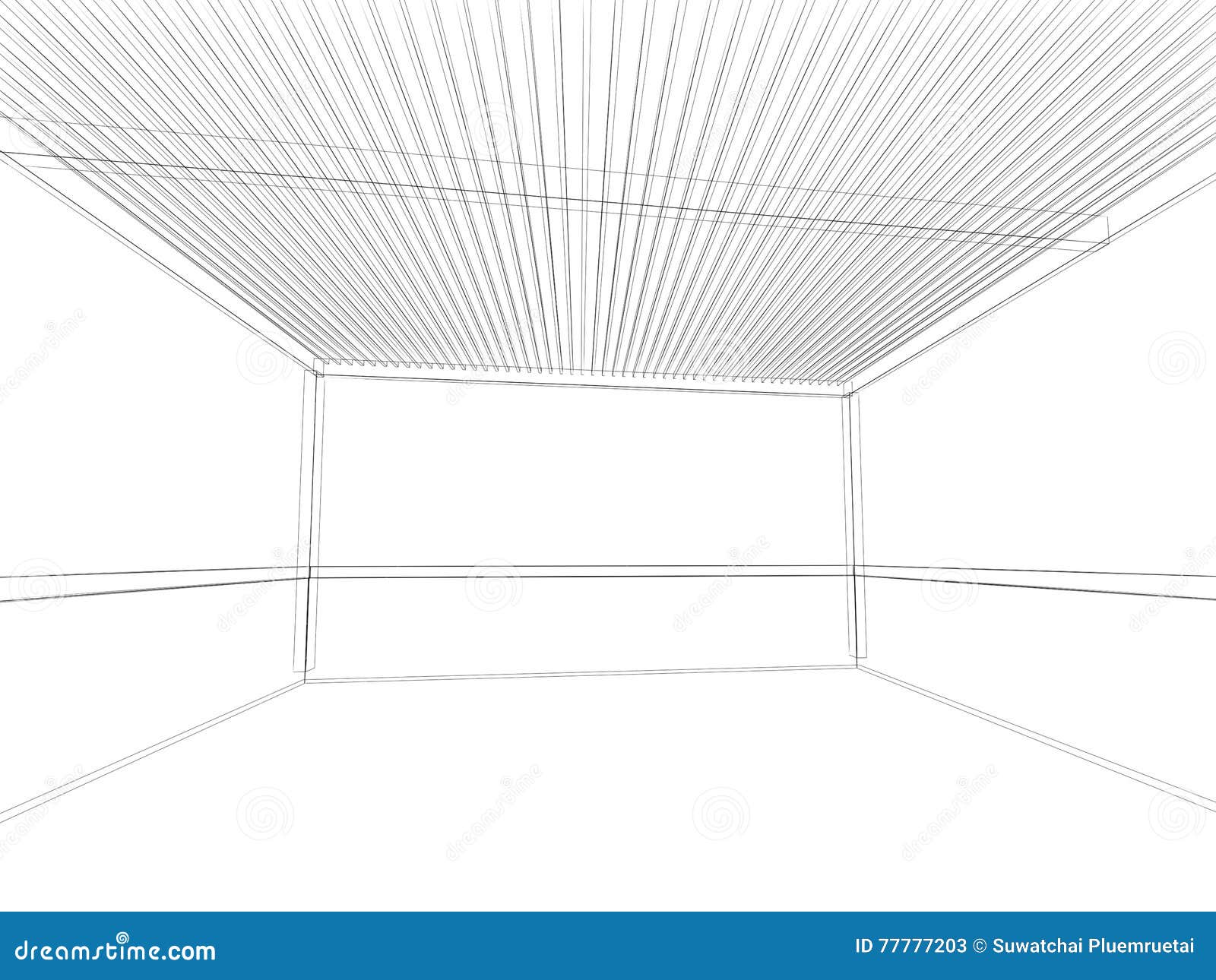 Abstract Sketch Design of Balcony Stock Image - Illustration of ...