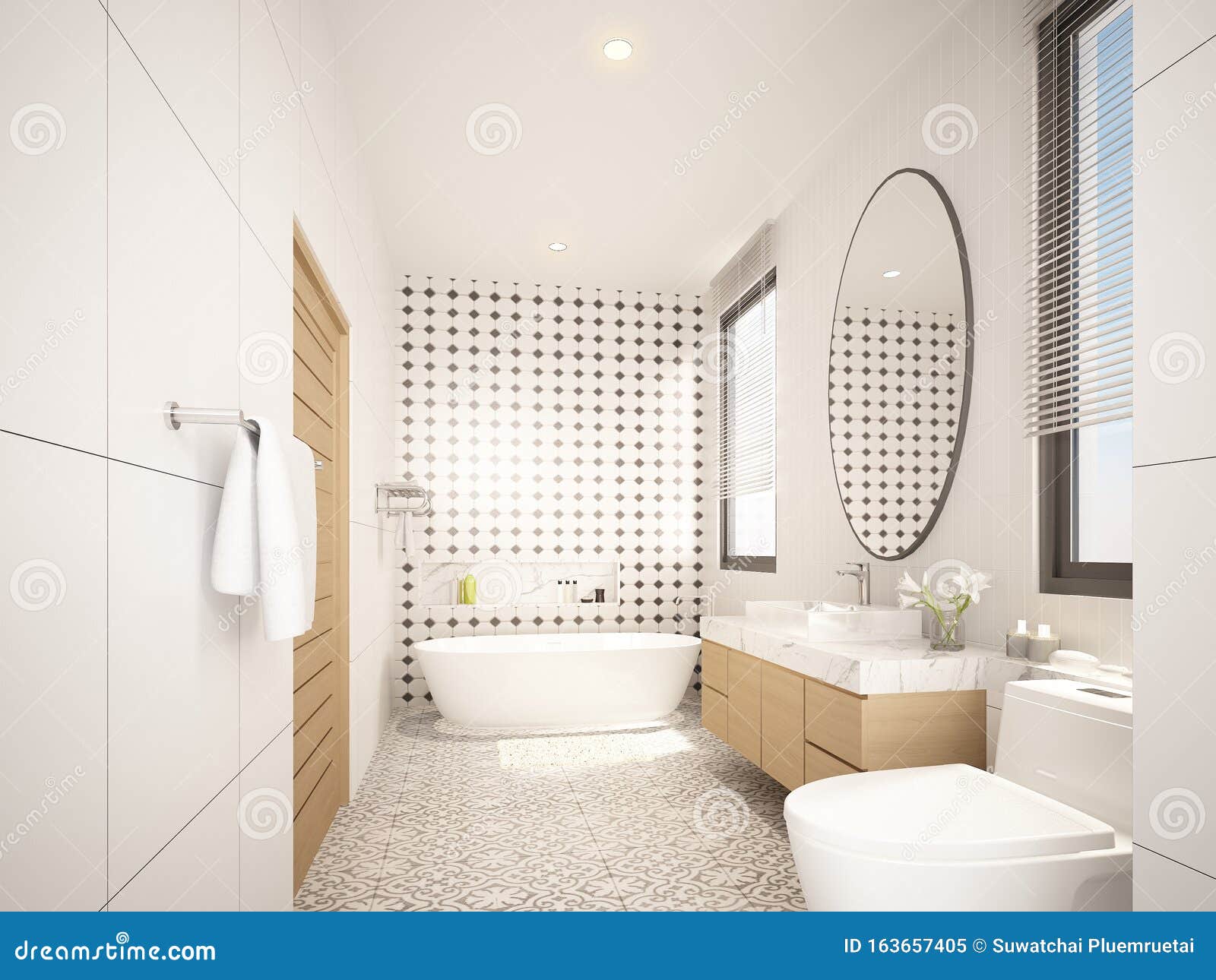 Abstract Sketch Design of Interior Bathroom Stock Illustration ...