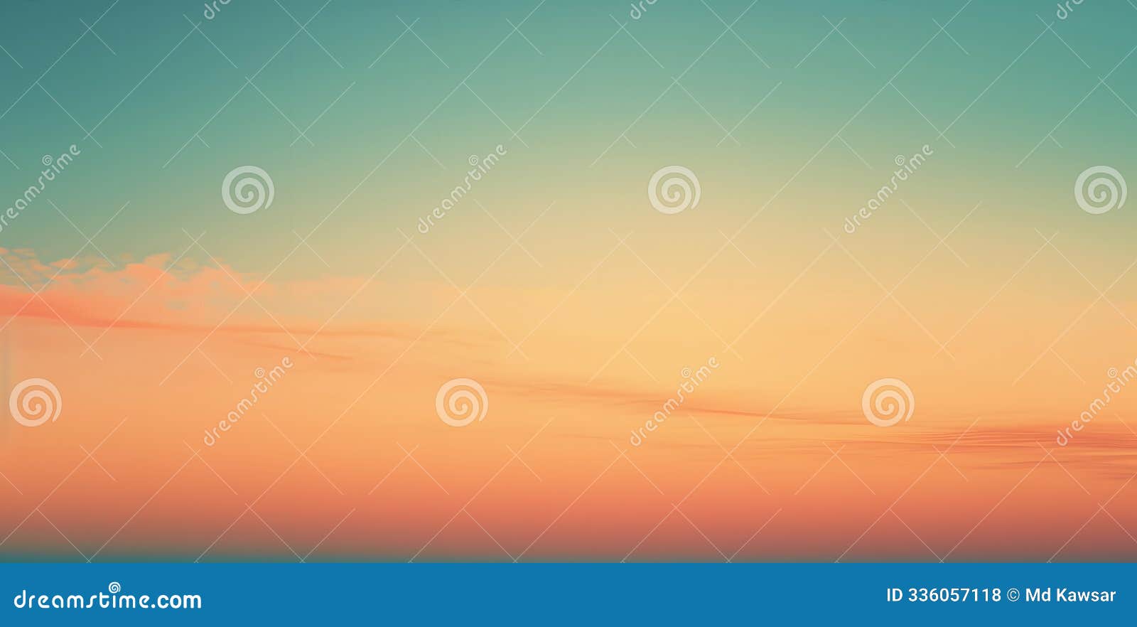 Abstract Sky Blue and Orange Gradient Background Stock Illustration ...