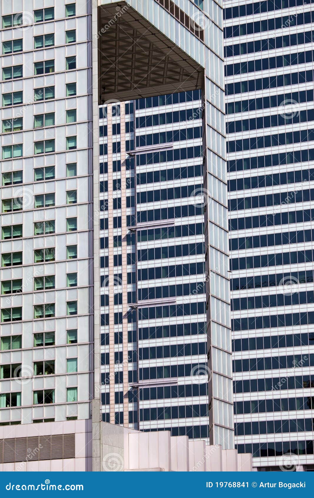 Abstract Skyscrapers Architecture Stock Image - Image of downtown ...