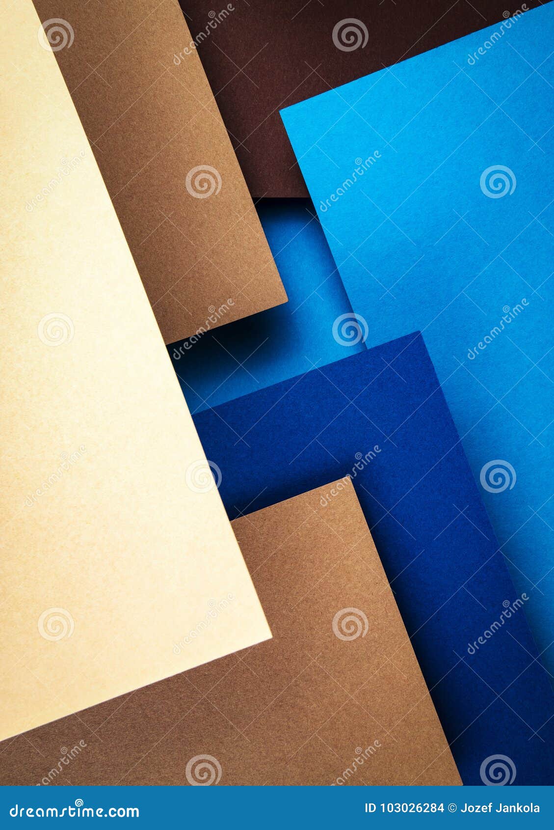 Abstract Slanting Colored Papers Stock Photo - Image of blue, backdrop ...