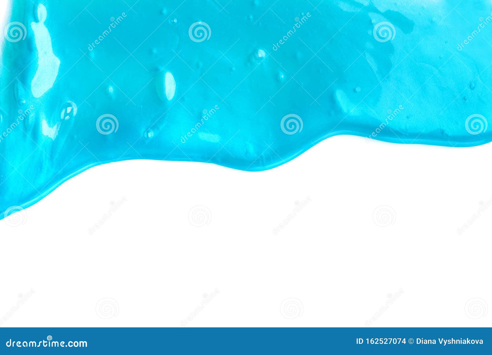 An Abstract Slime on a White Background Stock Photo - Image of elastic ...