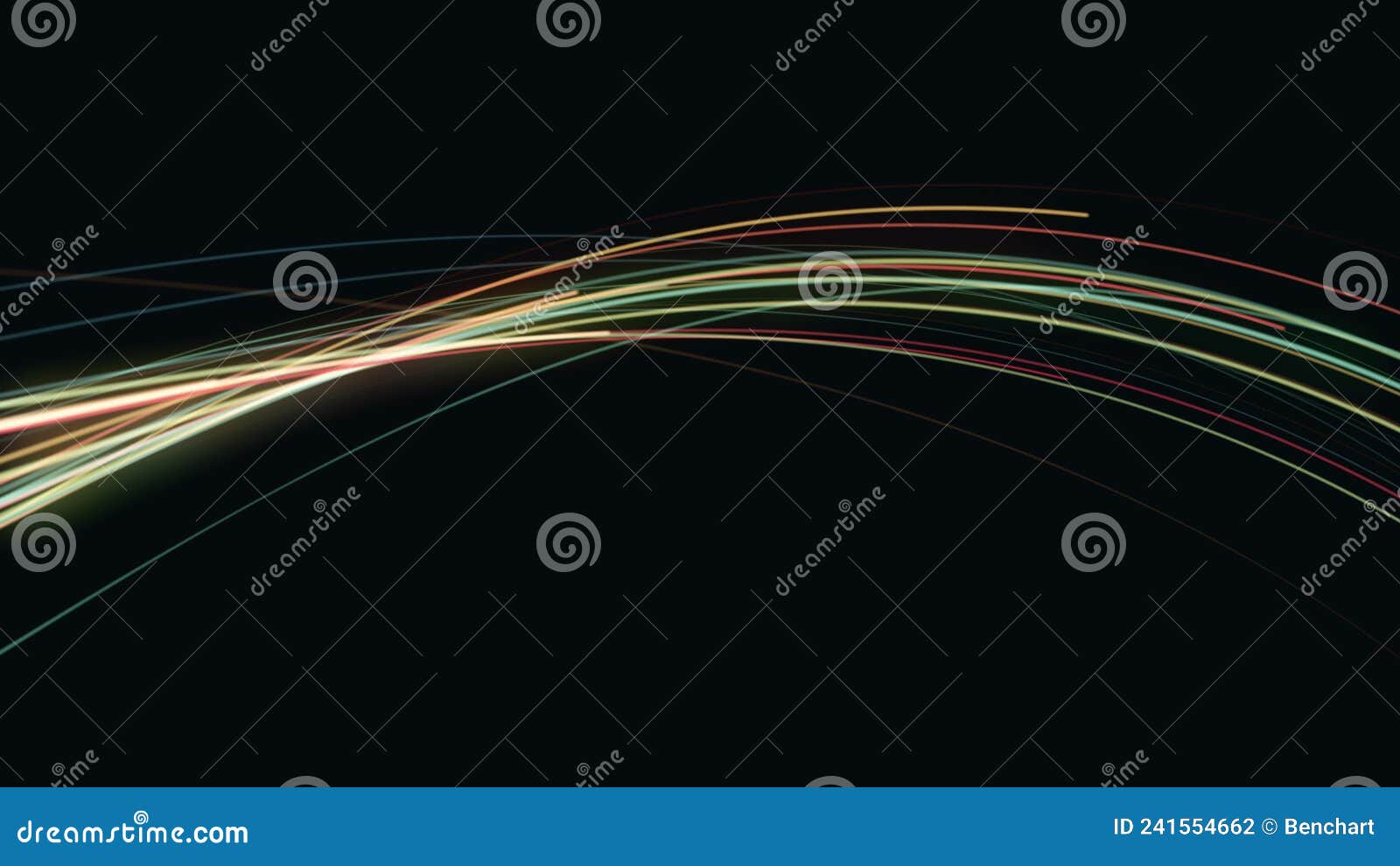 Abstract Slow Motion Swirling Strings Particles Background Loop Stock ...