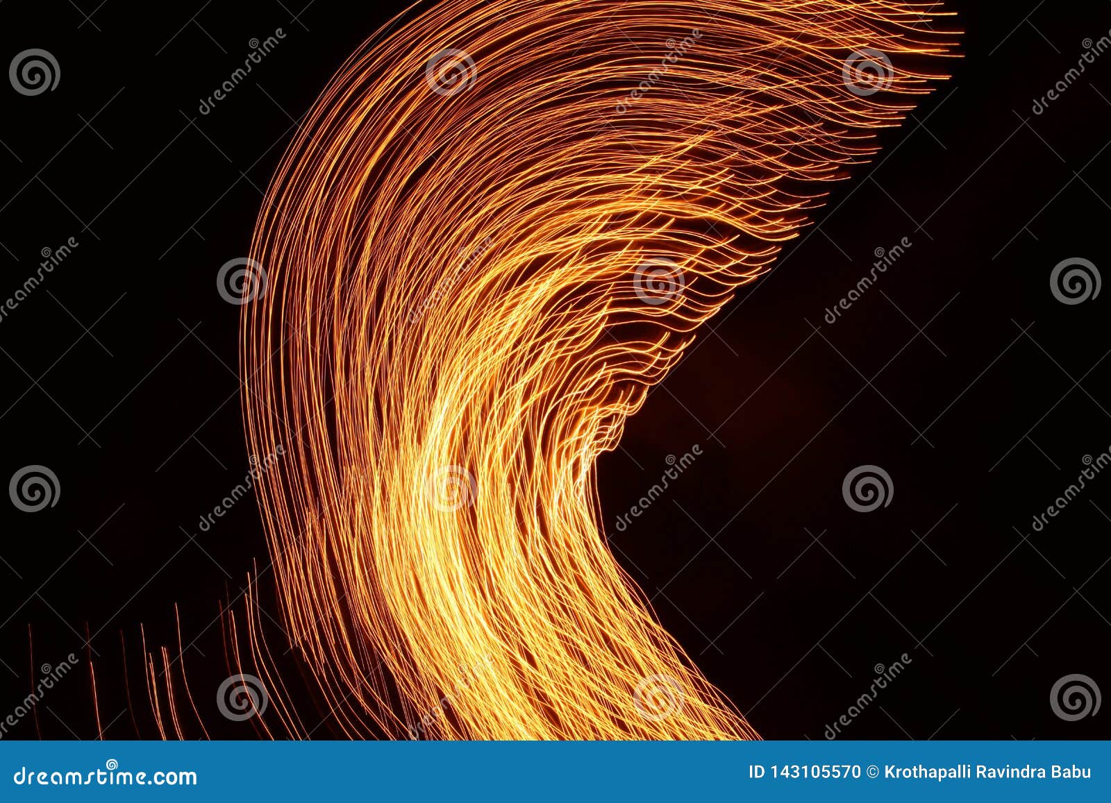 Abstract Slow Shutter Lights Closeup Stock Photo - Image of abstract ...
