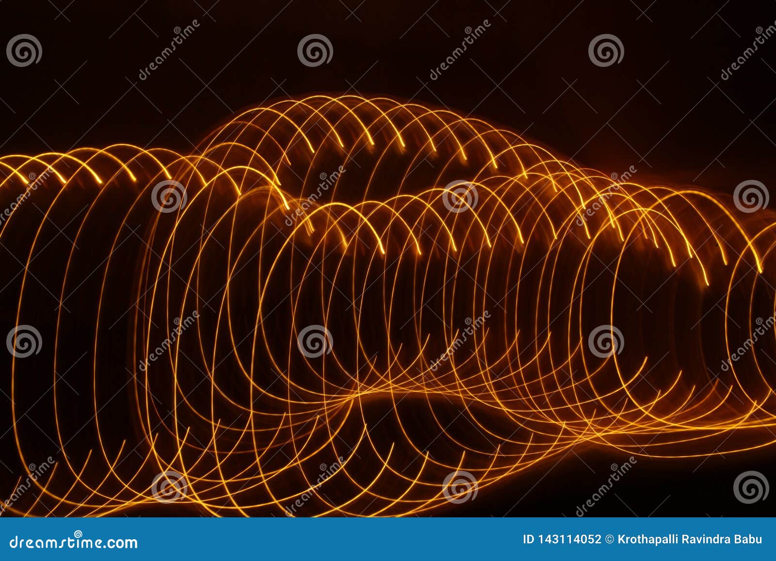Abstract Slow Shutter Lights Closeup Stock Photo - Image of decorative ...