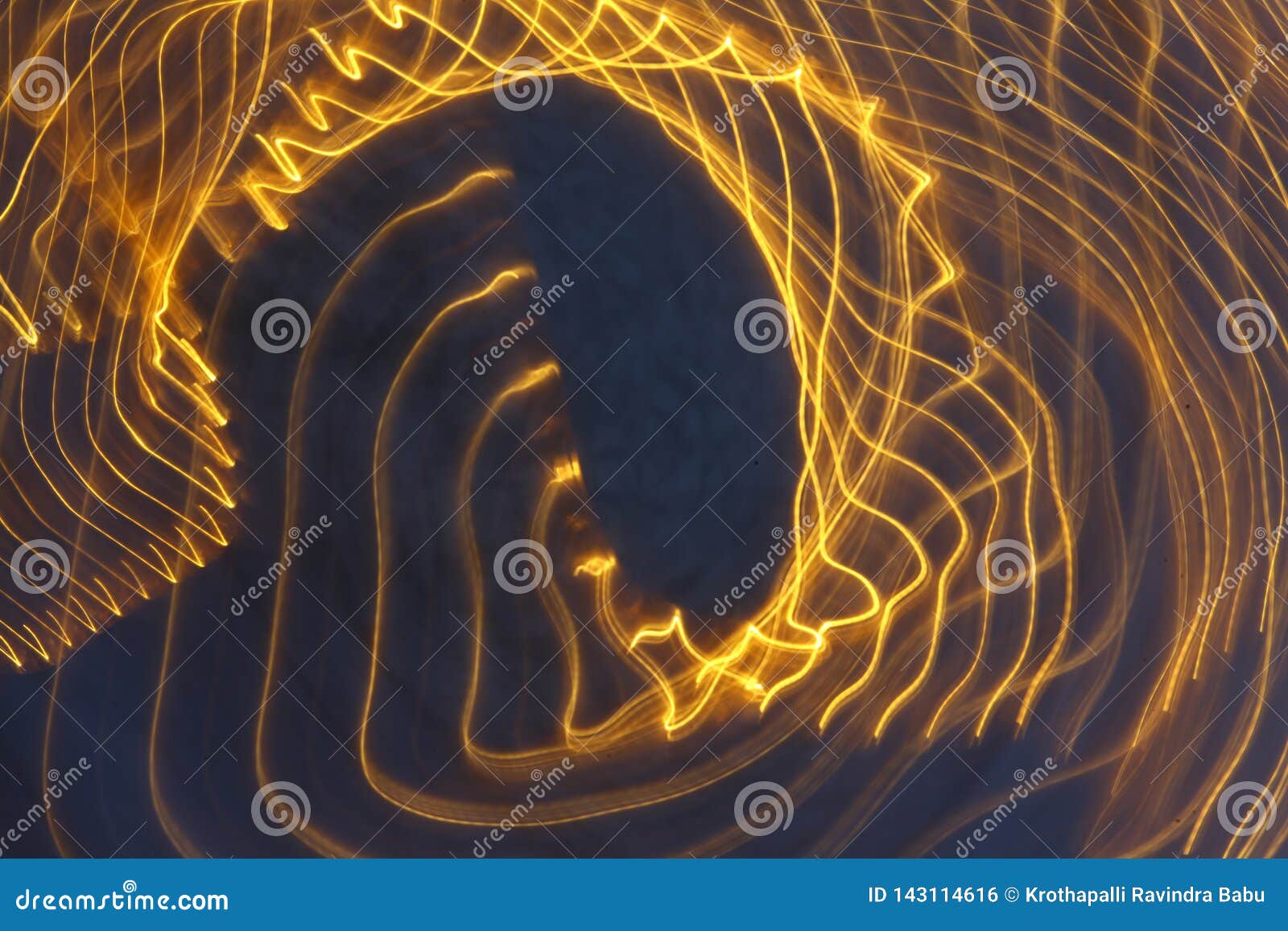 Abstract Slow Shutter Lights Closeup Stock Photo - Image of design ...