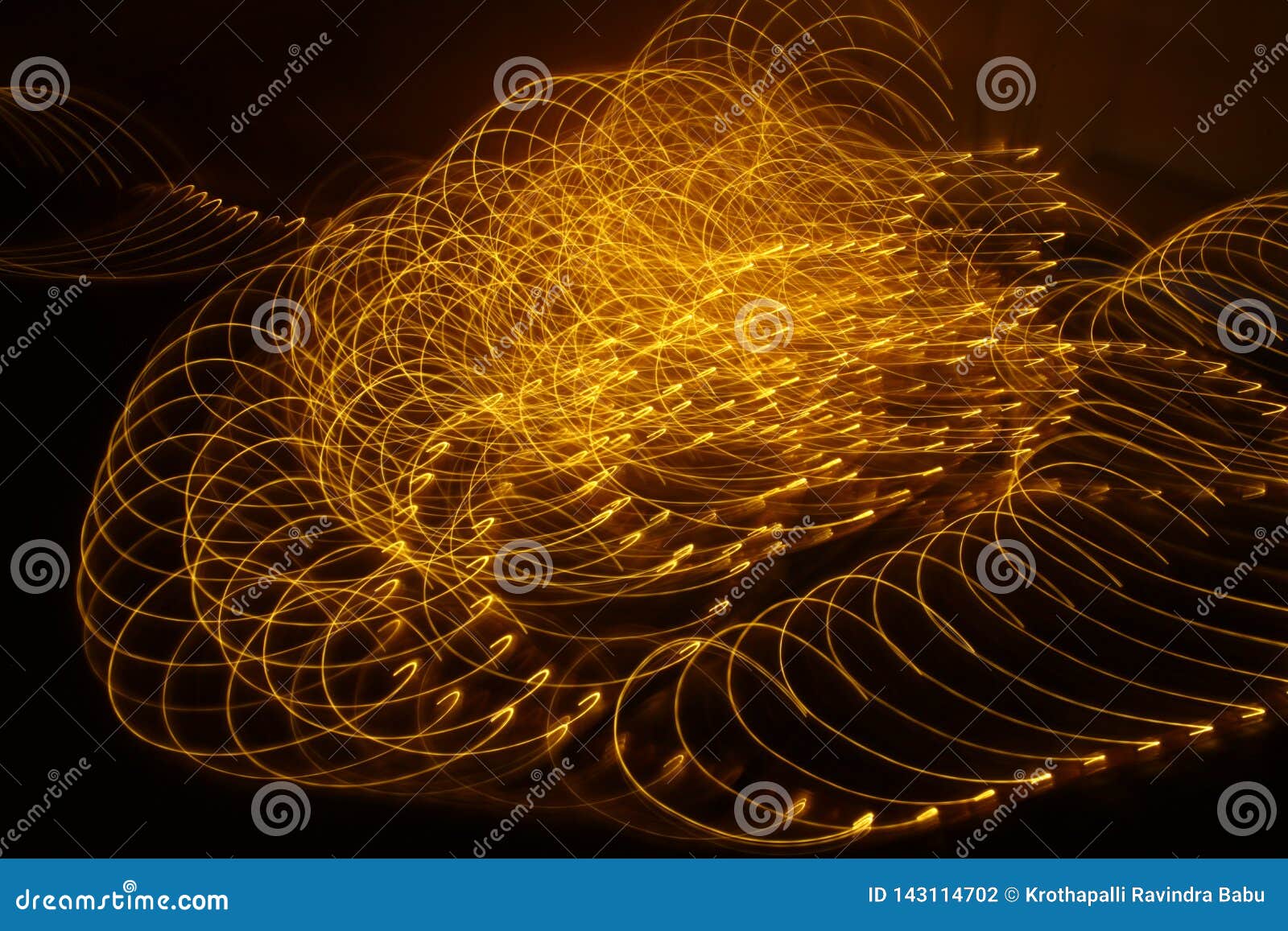 Abstract Slow Shutter Lights Closeup Stock Photo - Image of background ...