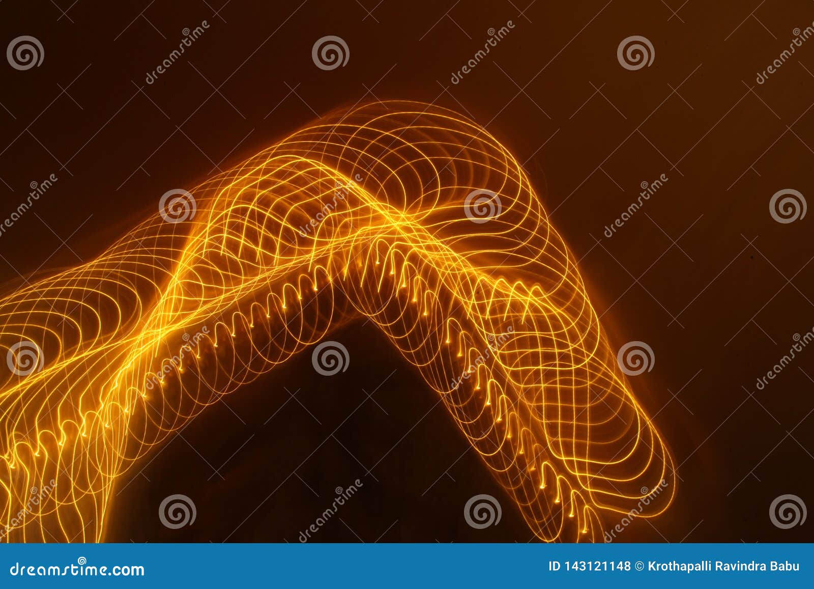 Abstract Slow Shutter Lights Closeup Stock Photo - Image of green ...