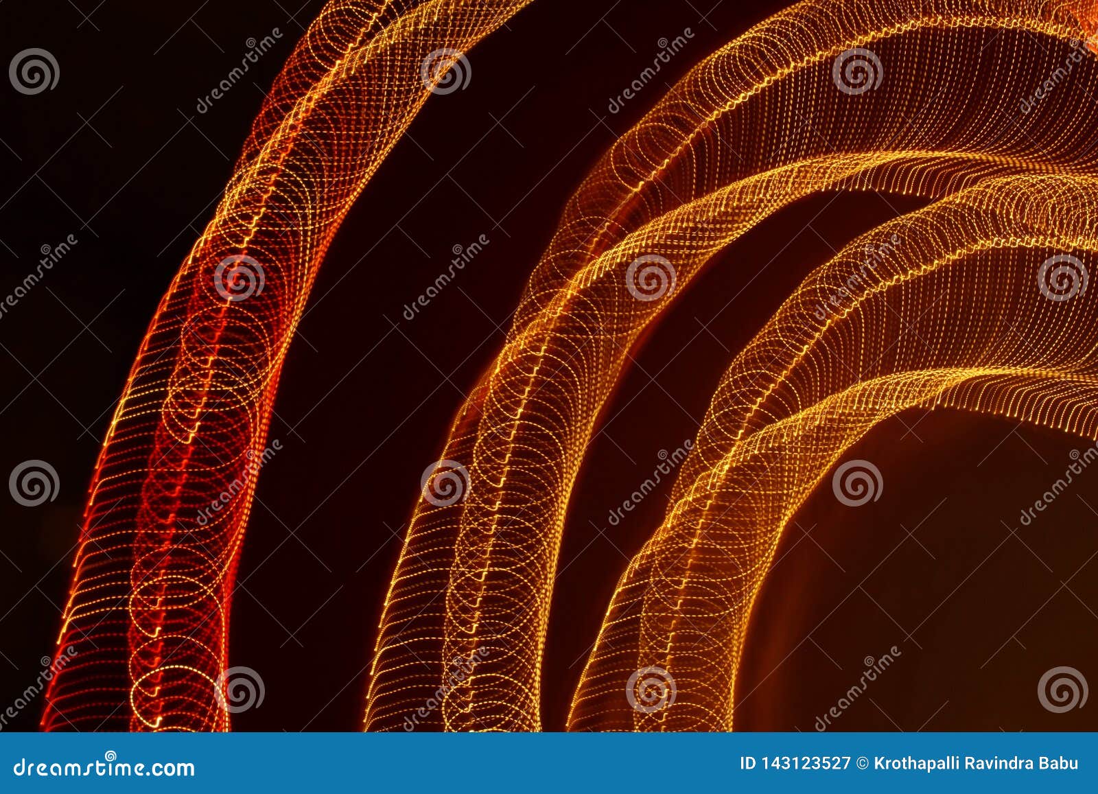 Abstract Slow Shutter Lights Closeup Stock Image - Image of design ...