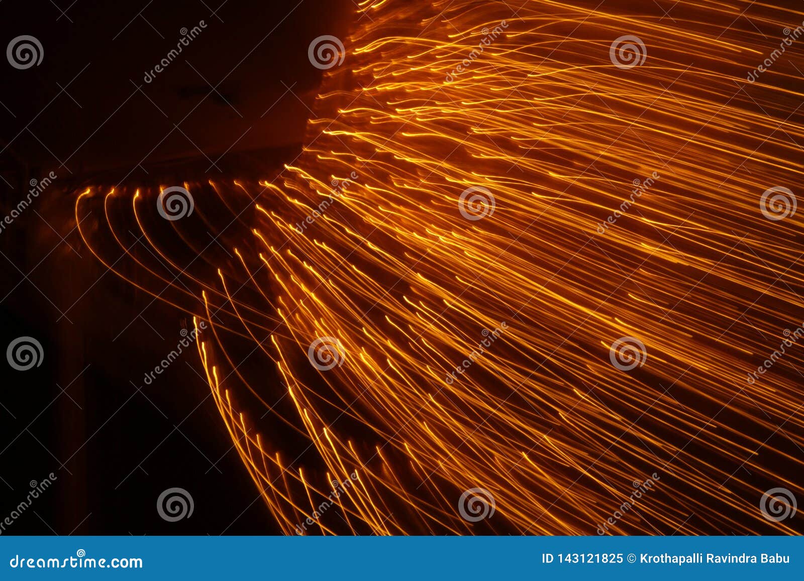 Abstract Slow Shutter Lights Closeup Stock Image - Image of colorful ...