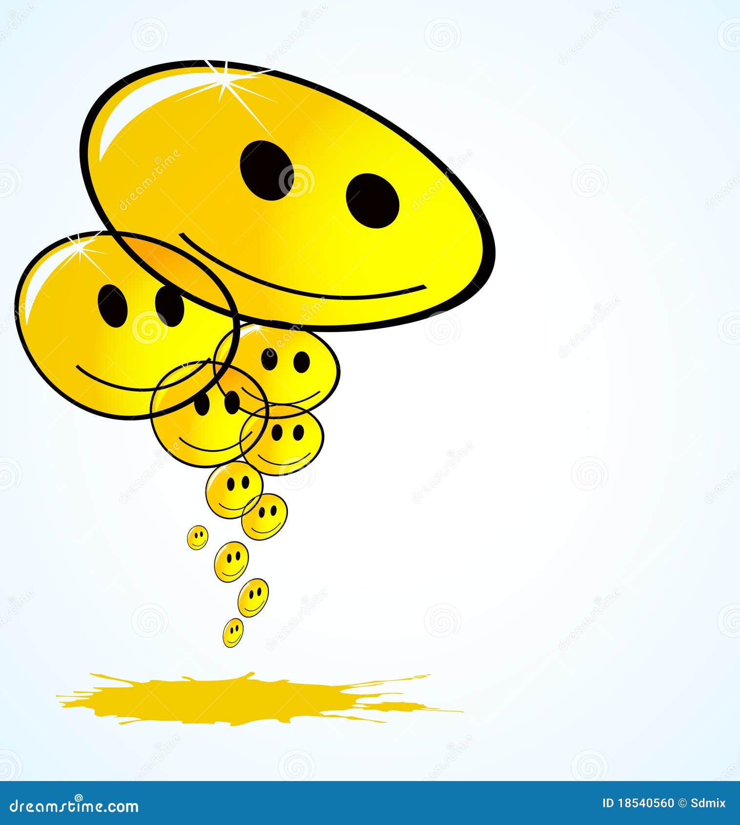 The Abstract Smile Background Stock Vector - Illustration of freedom ...