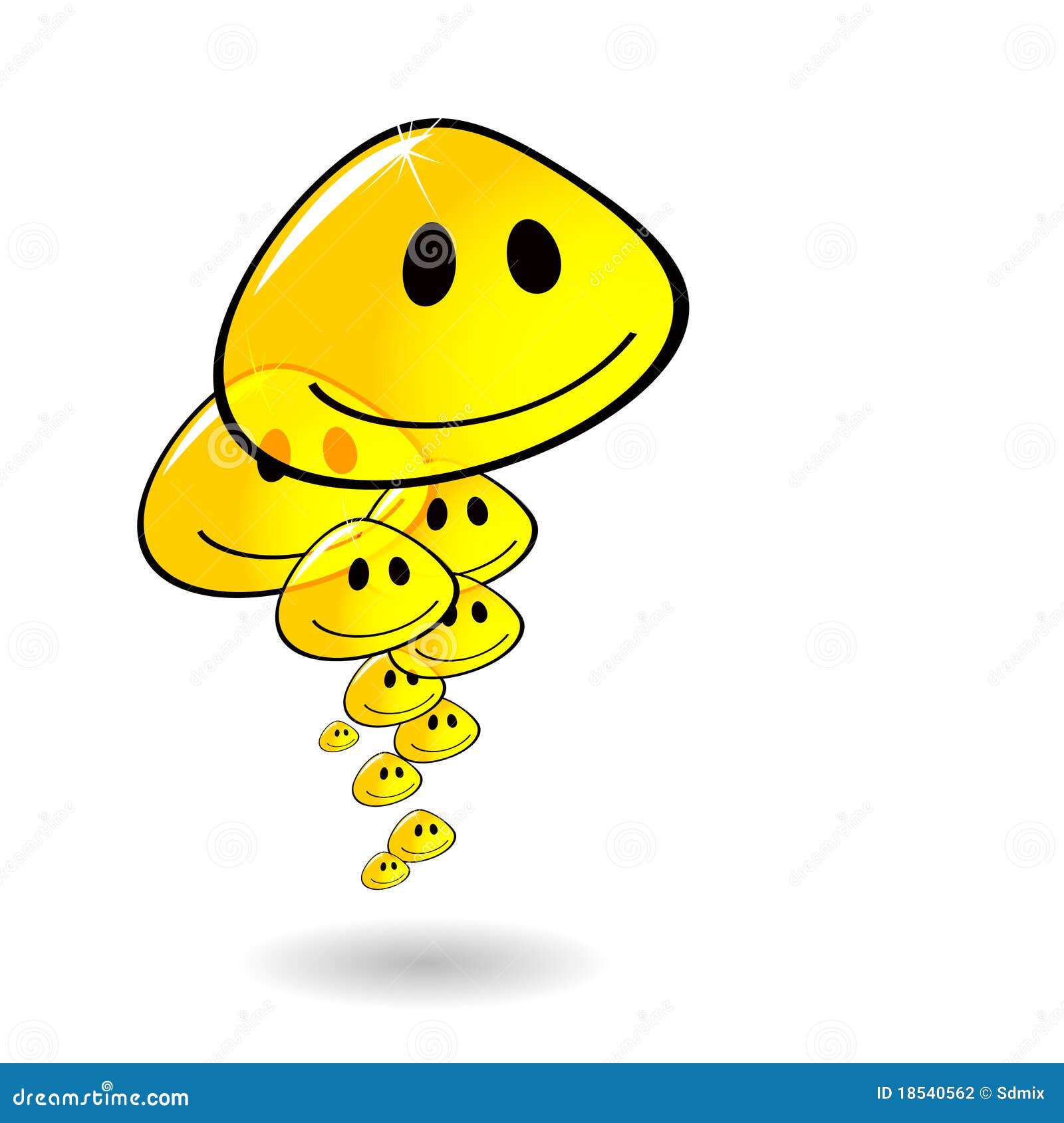 The Abstract Smile Background Stock Vector - Illustration of head ...