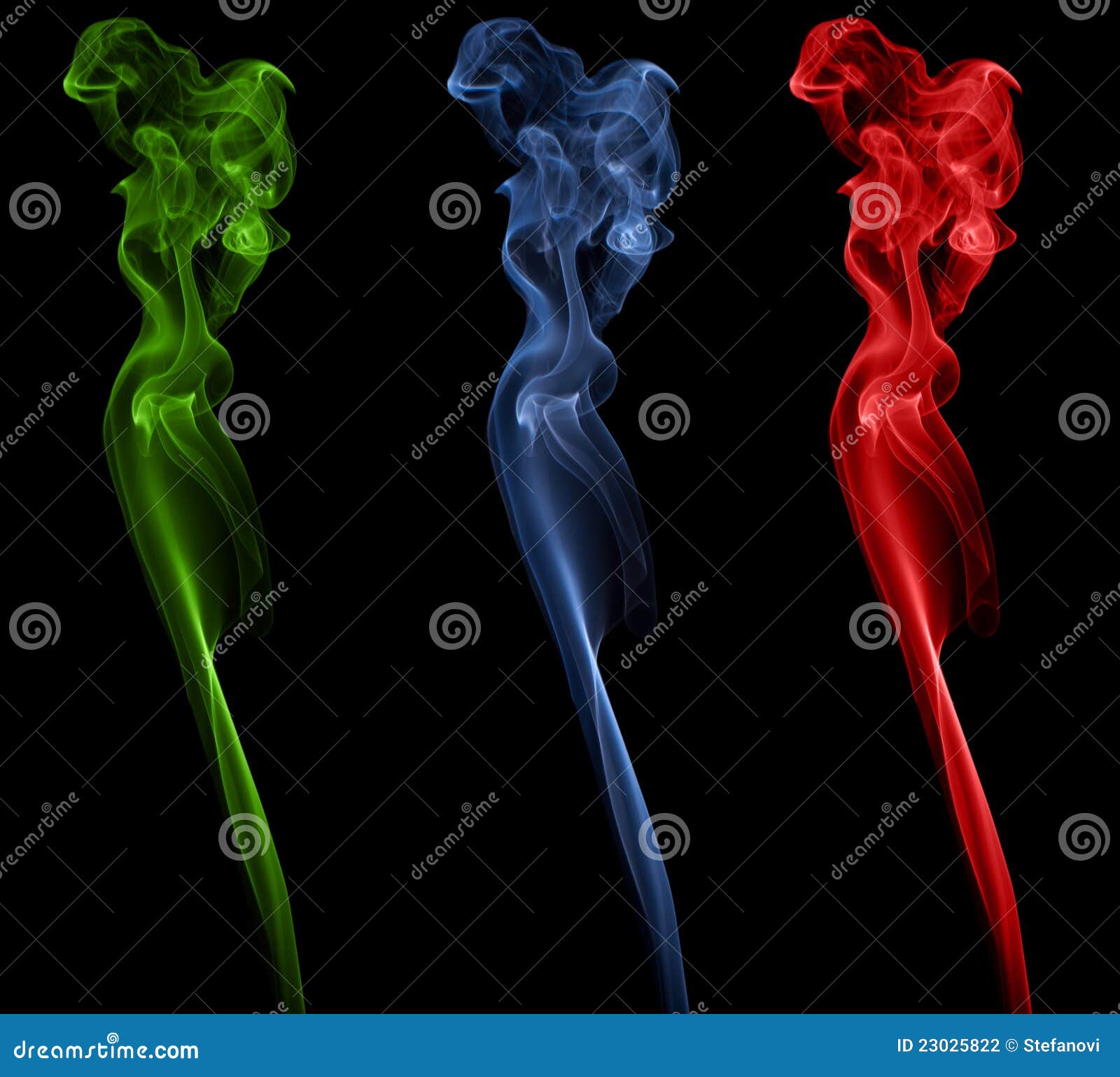 Abstract Smoke in Different Color Stock Photo - Image of background ...