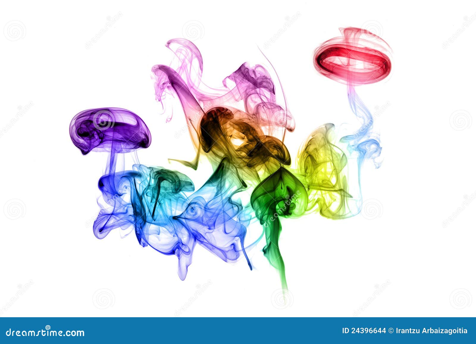 Abstract Smoke Full of Colour Stock Photo - Image of incense, colored ...