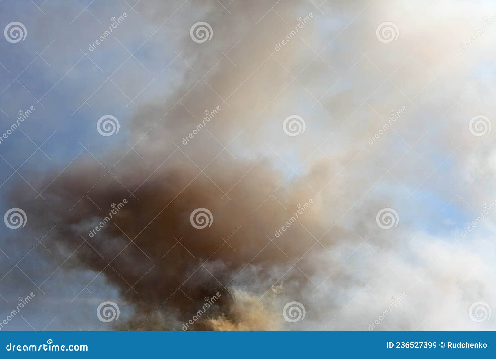 Abstract Smoke Horizontal Background Stock Image - Image of bonfire ...