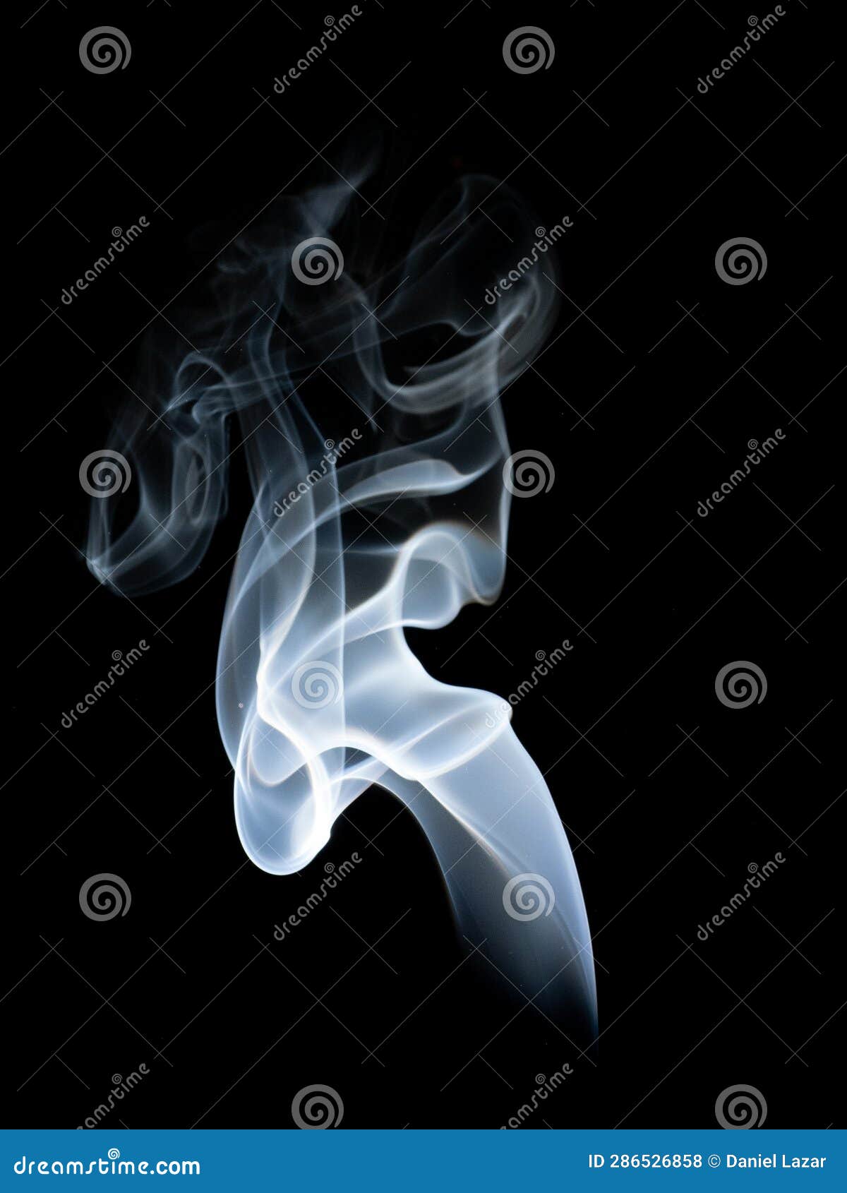 Shoot of the Abstract Smoke Art on Black Stock Photo - Image of limb ...