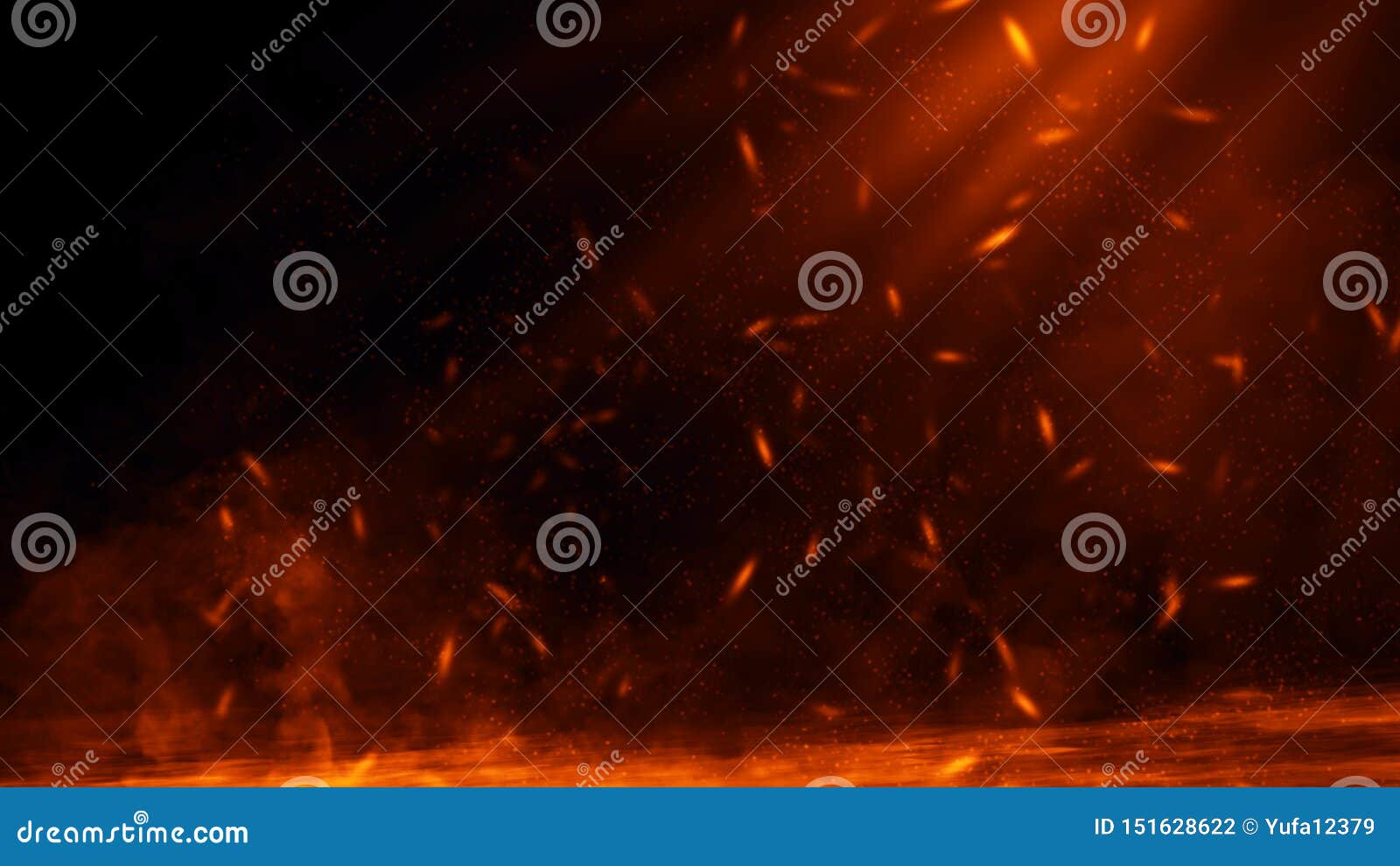 Abstract Smoke with Light Effect. Lighting Spotlighting Texture ...