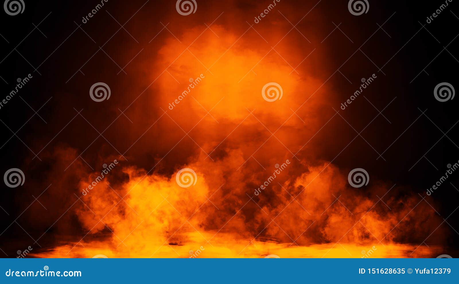 Abstract Smoke with Light Effect. Lighting Spotlighting Texture ...