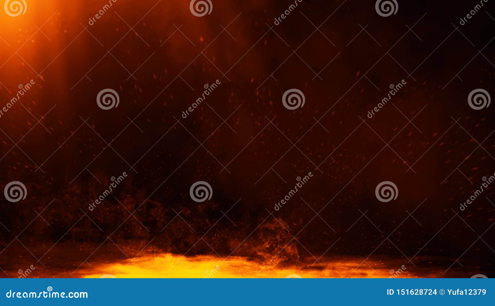 Abstract Smoke with Light Effect. Lighting Spotlighting Texture ...