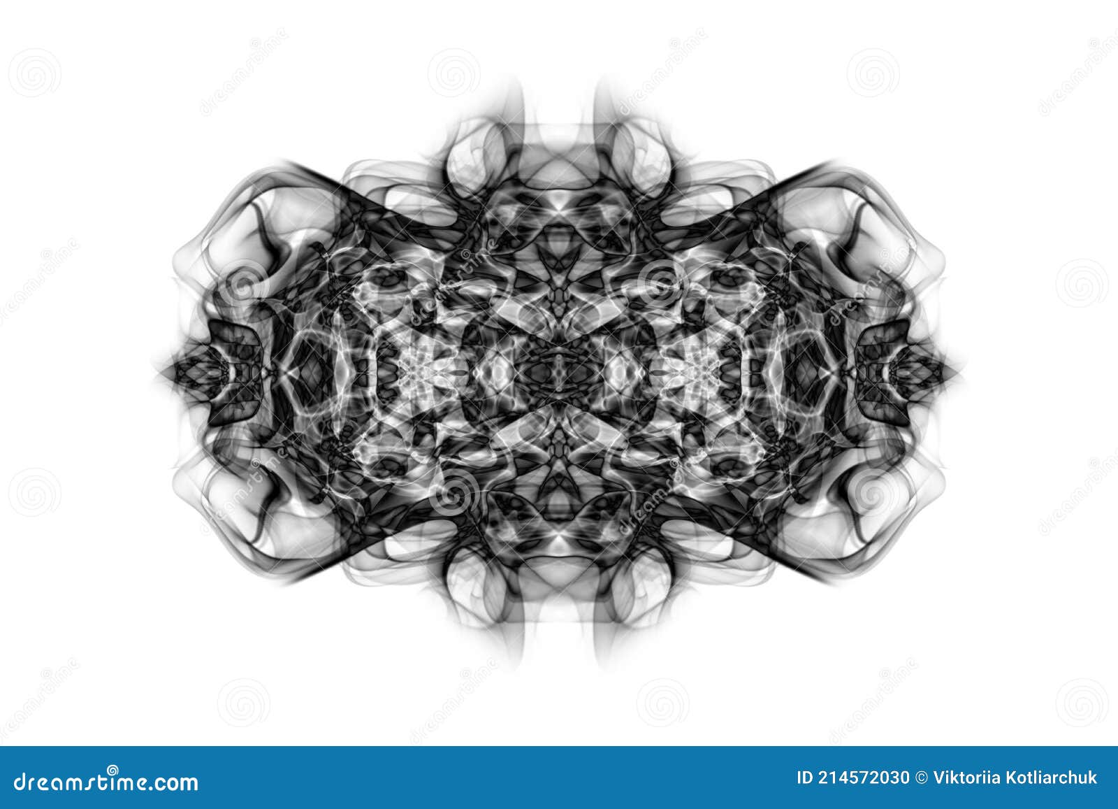 Abstract Smoke Pattern Black and White Stock Illustration ...