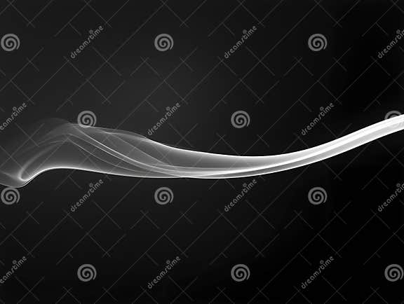 Abstract Smoke Wave Dark Background Subtle Light Gray Scale Stock ...
