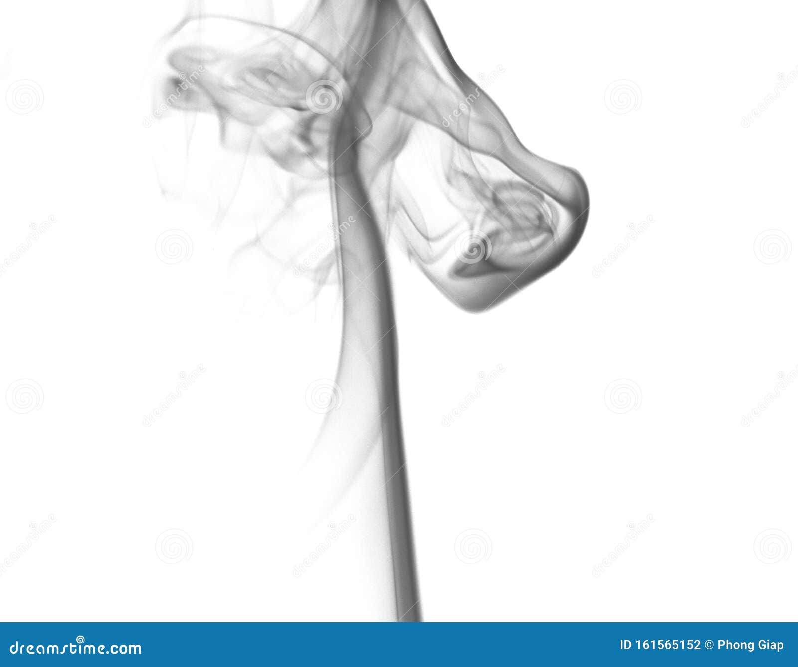 Abstract Smoking White. Explosive Powder White Smoke on Black ...