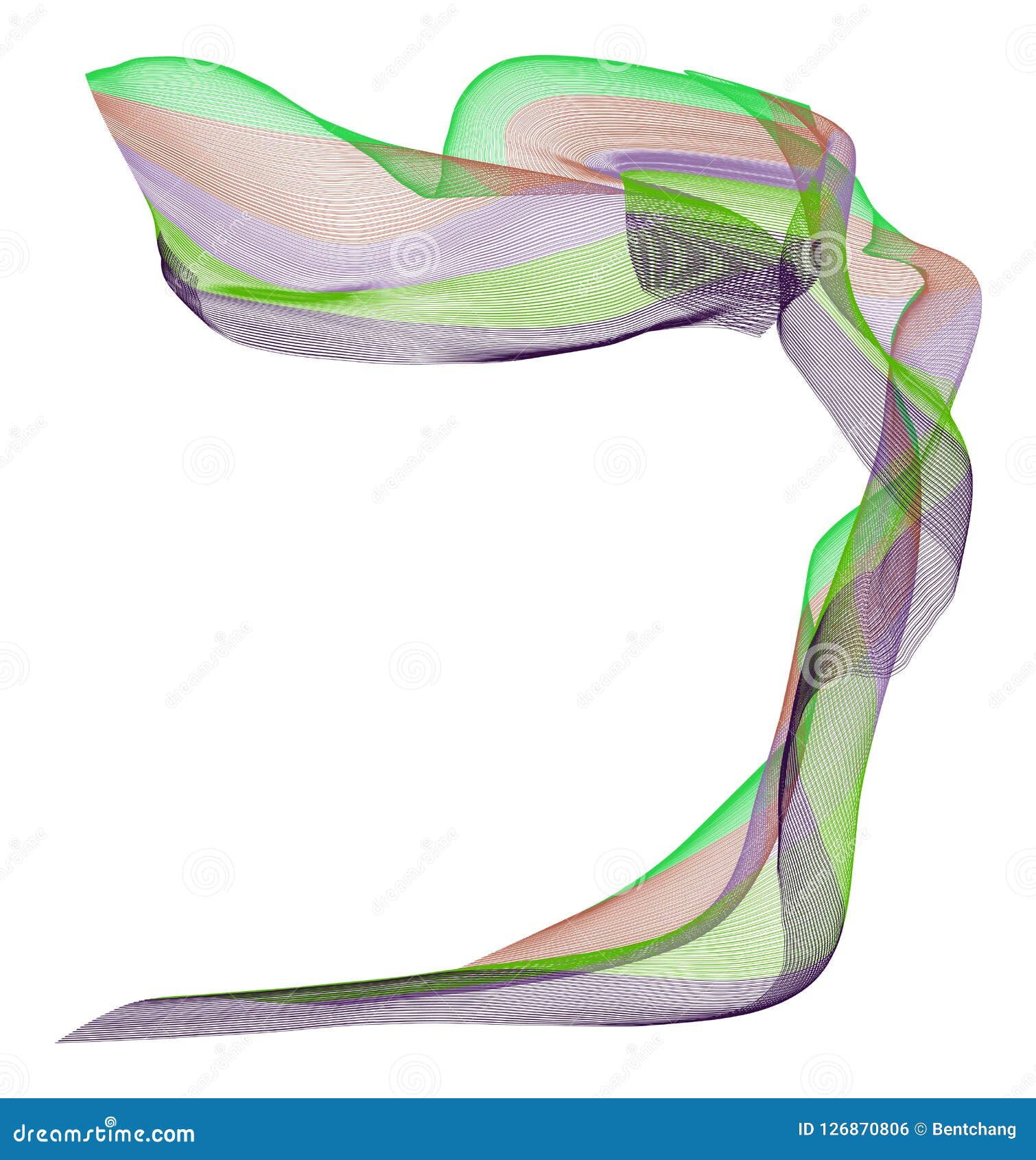 Abstract Smoky Line Art Illustrations Background. Surface, Concept ...