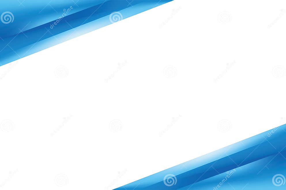 Abstract Smooth Blue Corner Background Design Template Vector Stock ...