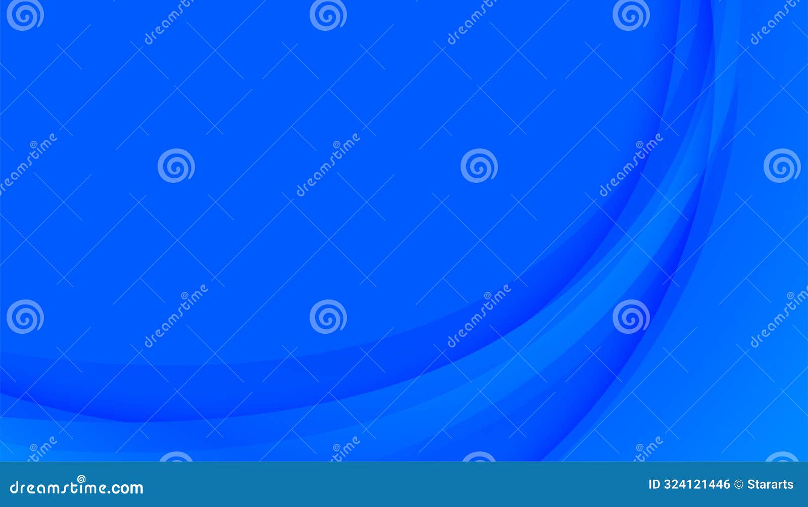 Abstract and Smooth Blue Curvy Template for Presentation Stock Vector ...