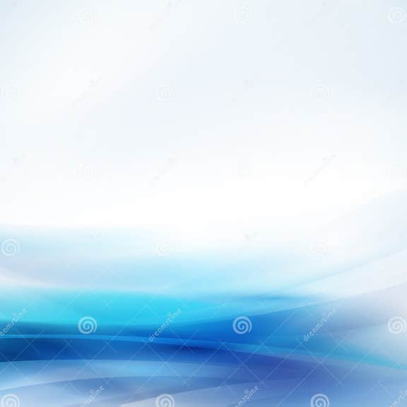 Abstract Smooth Blue Flow Background, Vector & Illustration Stock ...
