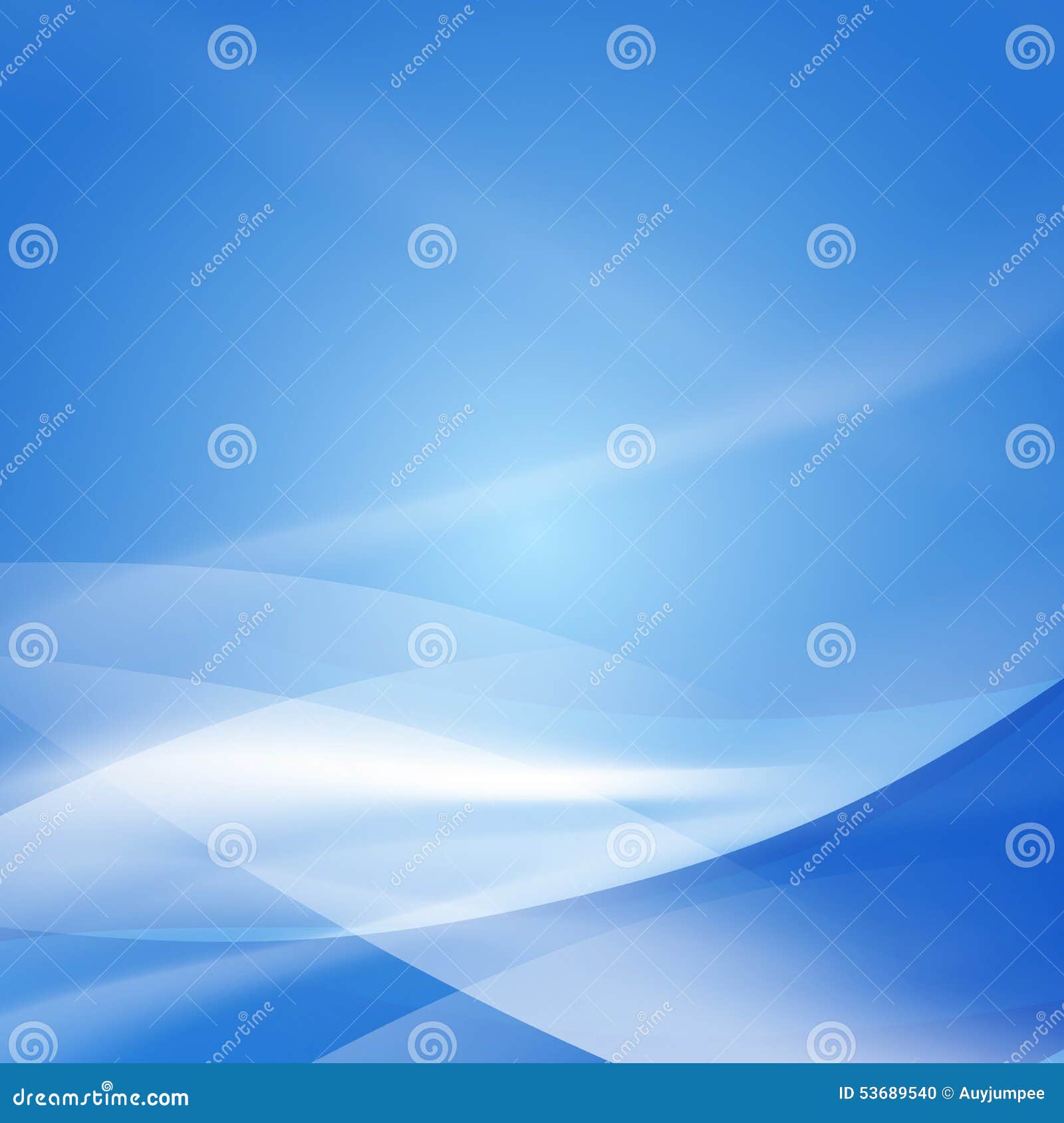 Abstract Smooth Blue Flow Background, Vector & Illustration Stock ...