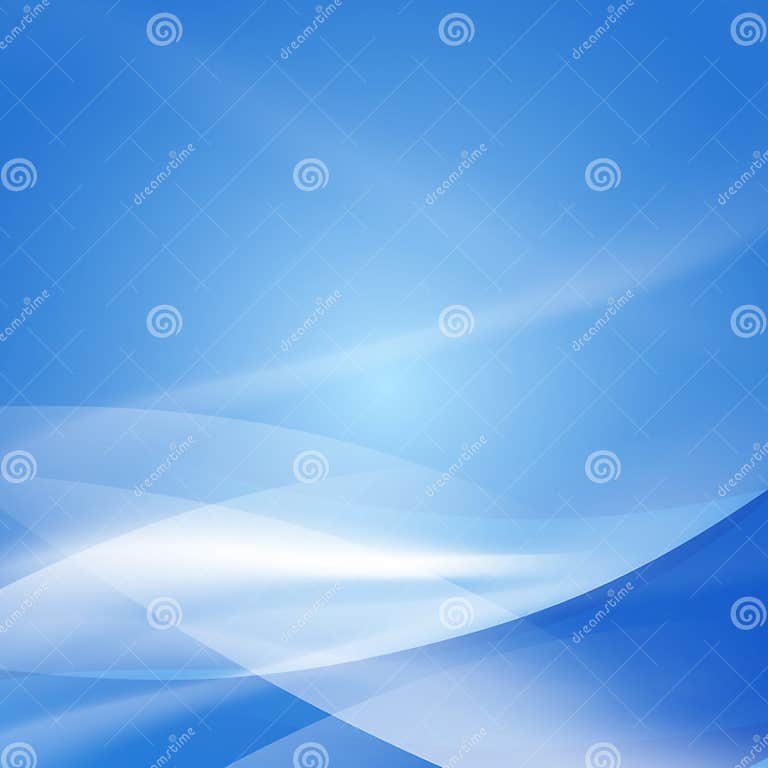 Abstract Smooth Blue Flow Background, Vector & Illustration Stock ...
