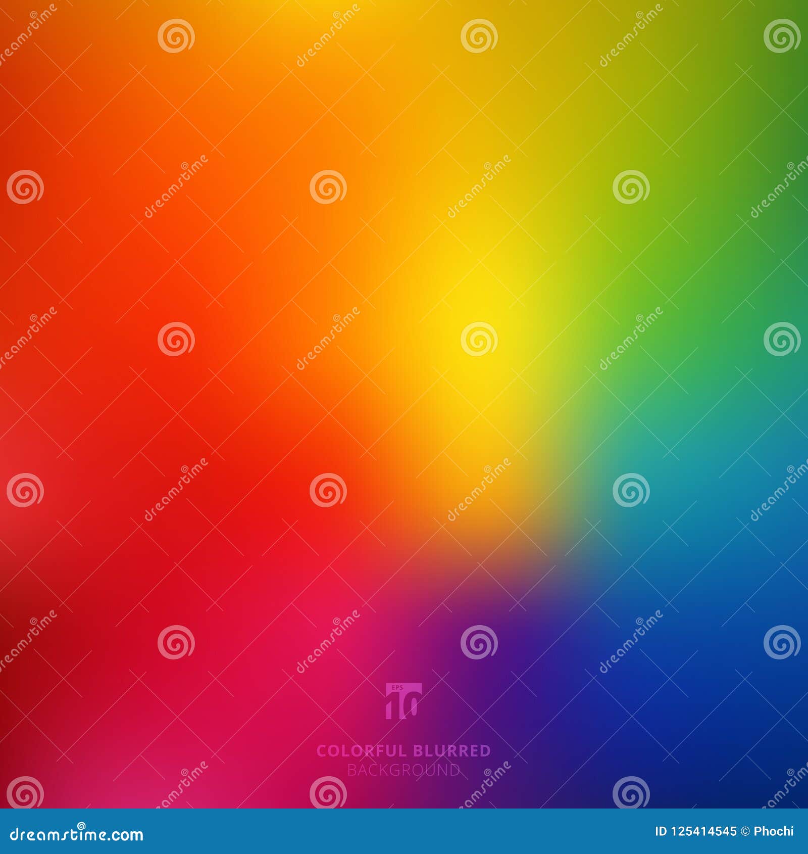 Abstract Smooth Blurred Colorful Bright Rainbow Color Gradient M Stock ...
