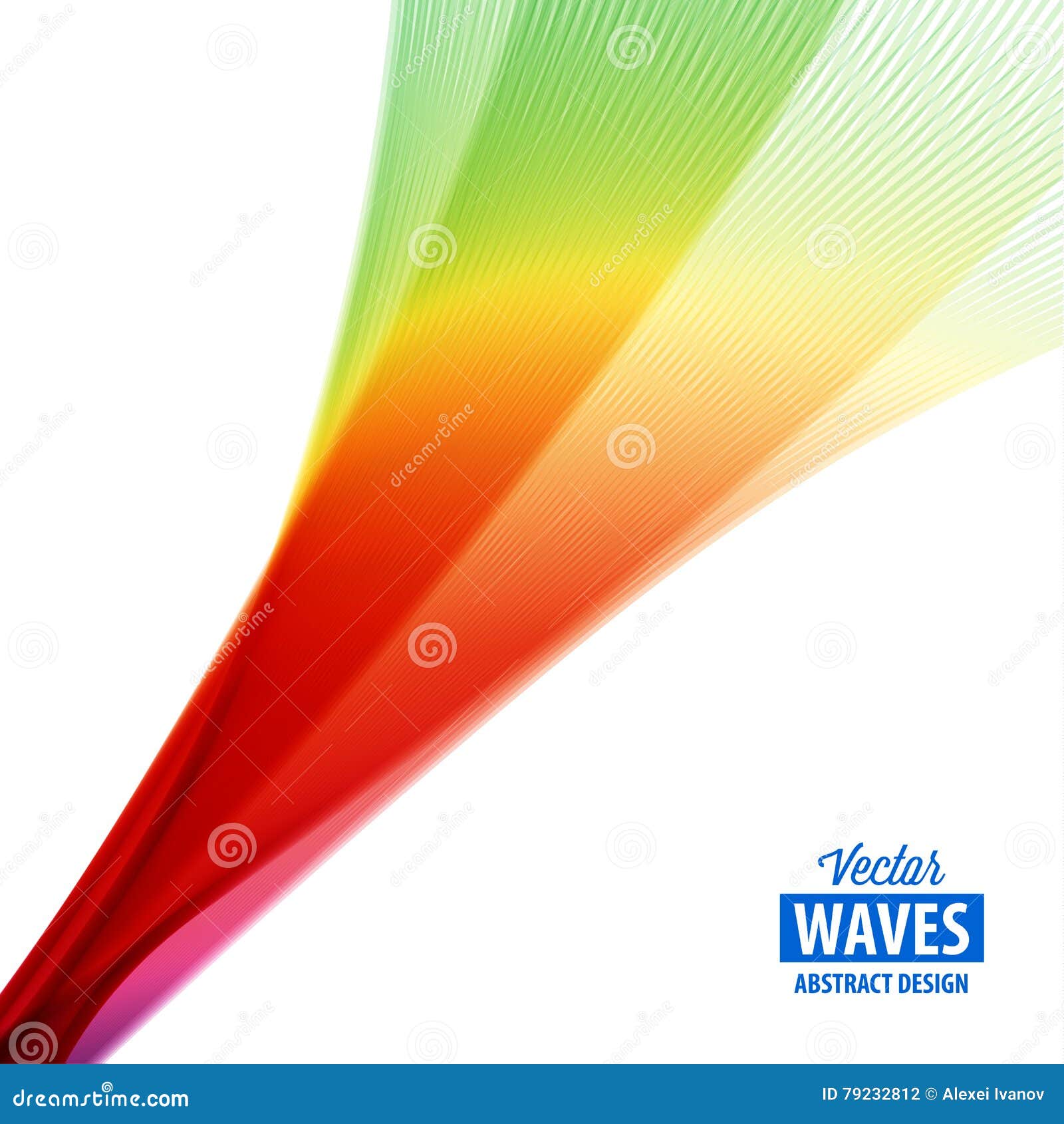 Abstract smooth color wave stock vector. Illustration of light - 79232812