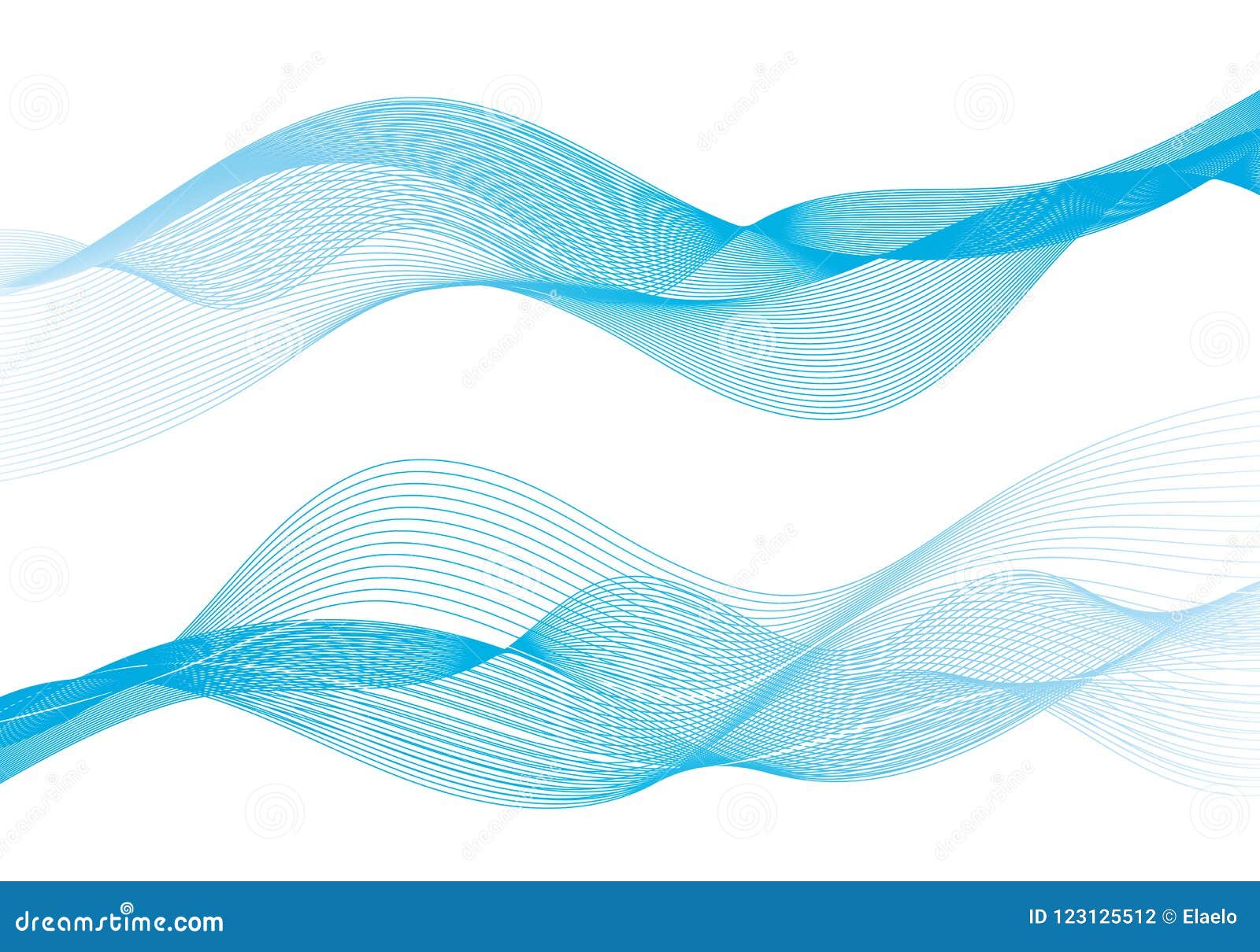 Abstract Smooth Color Wave Vector Stock Vector - Illustration of ...