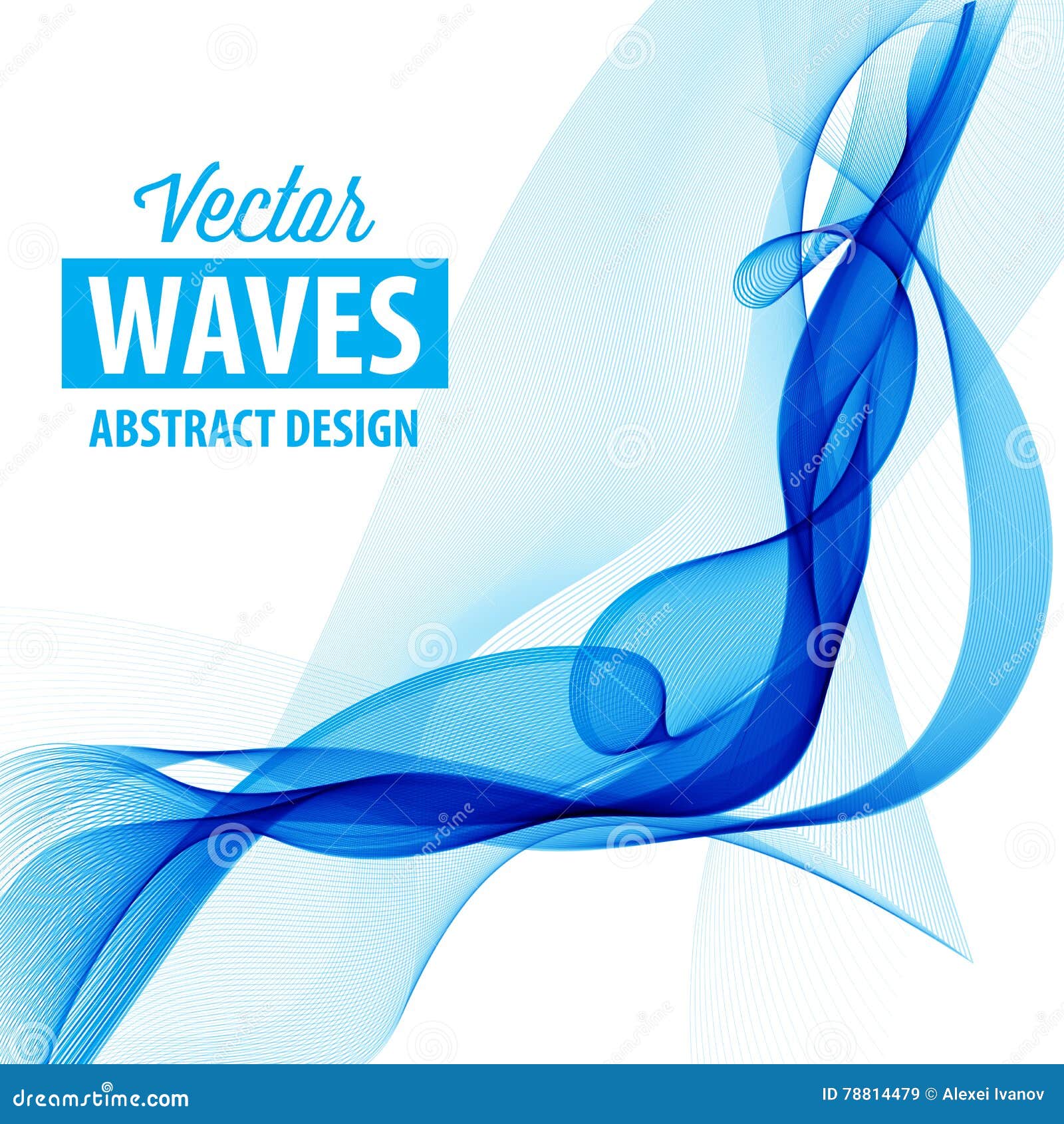 Abstract Smooth Color Wave Vector Stock Vector - Illustration of ...