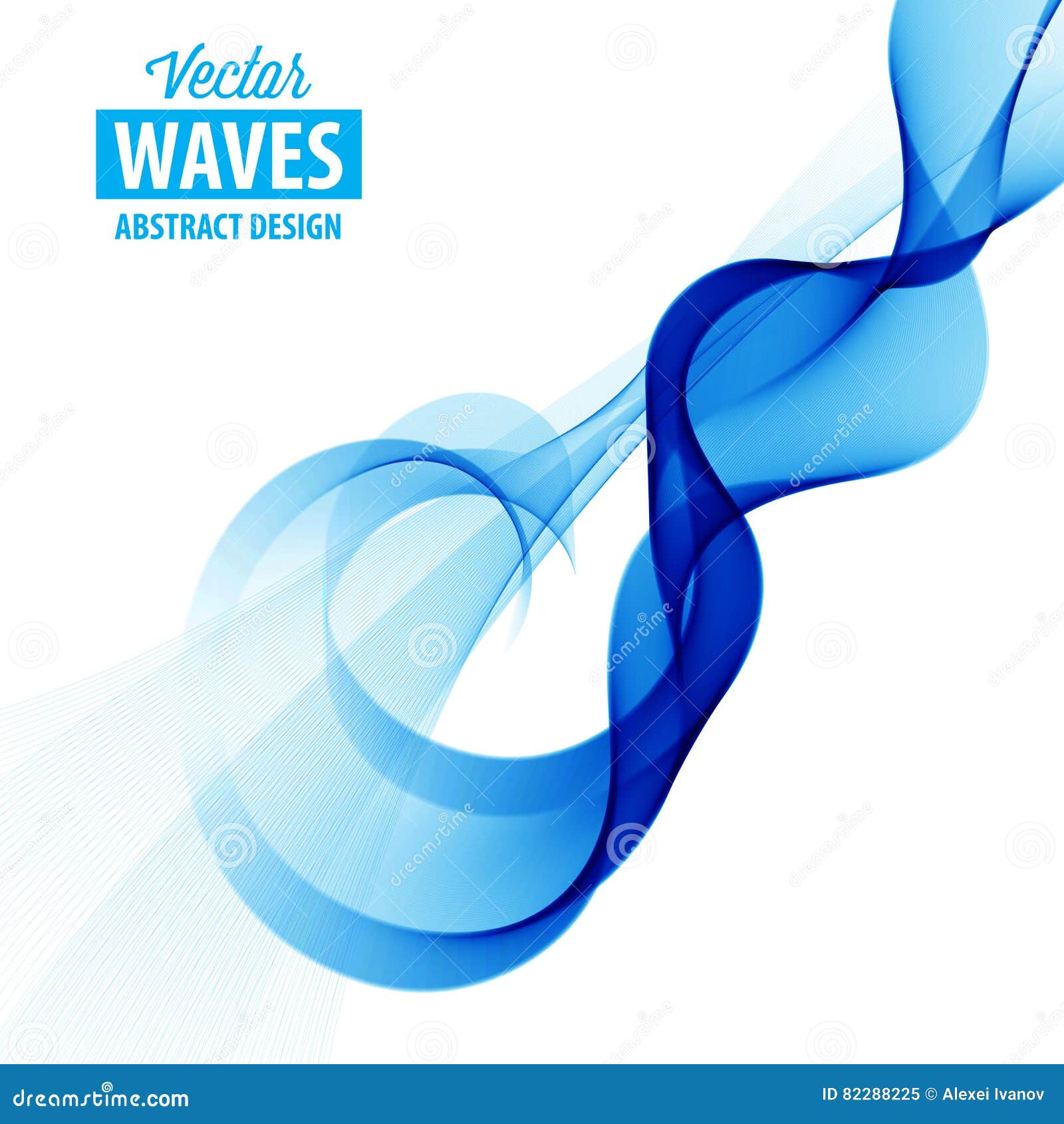 Abstract Smooth Color Wave Vector Stock Vector - Illustration of ...