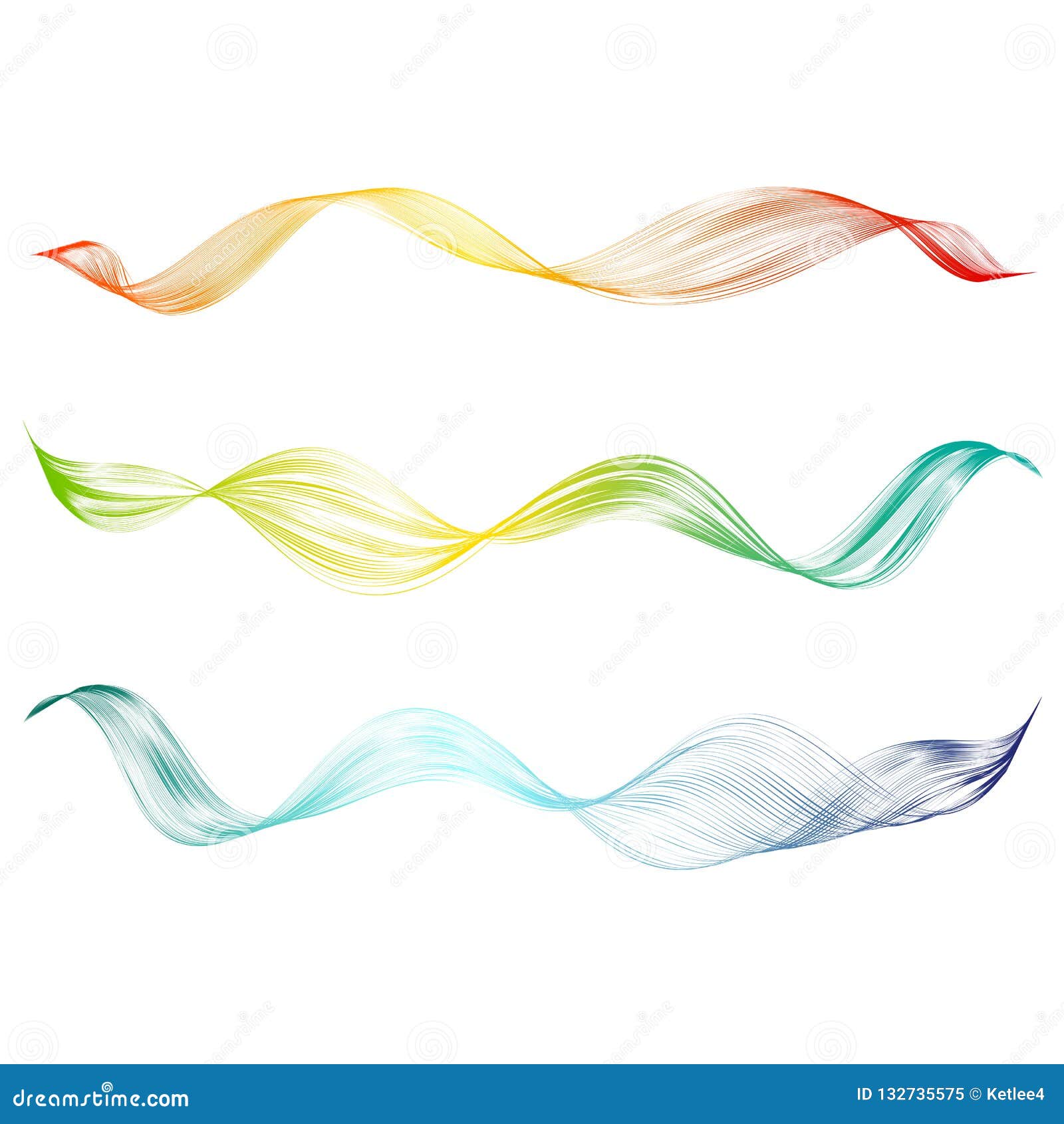 Abstract Smooth Curved Line Design Element Technological Background ...