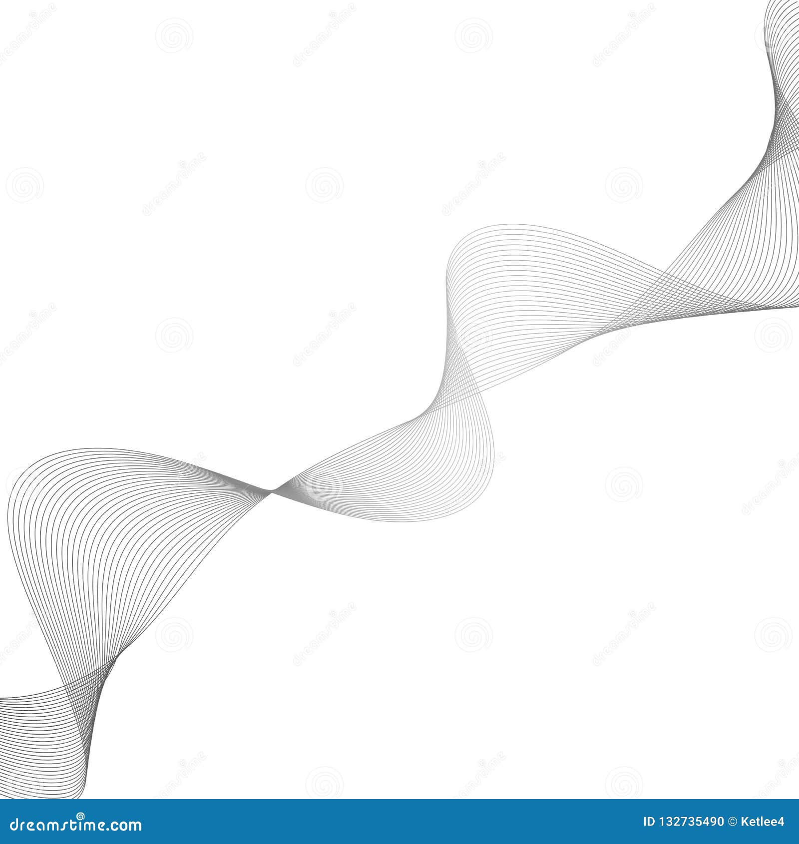 Abstract Smooth Curved Lines Design Element Technological Background ...