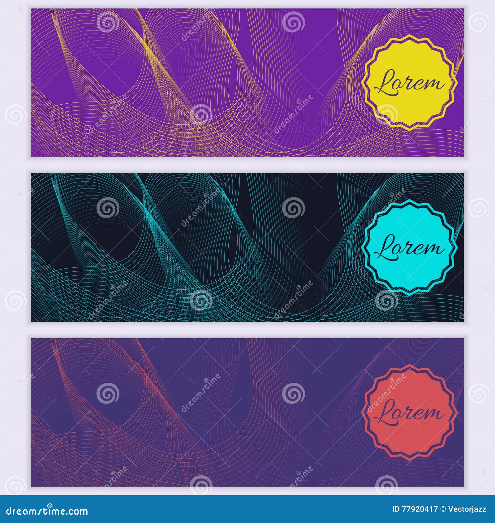 Abstract Smooth Fine Lines. Set. for Your Design Stock Vector ...