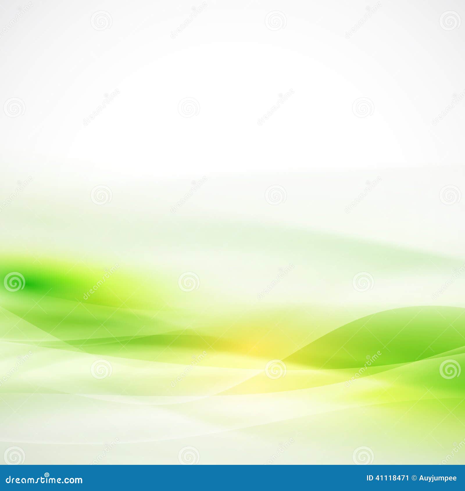 Abstract Smooth Green Flow Background, Vector & Illustration Stock ...