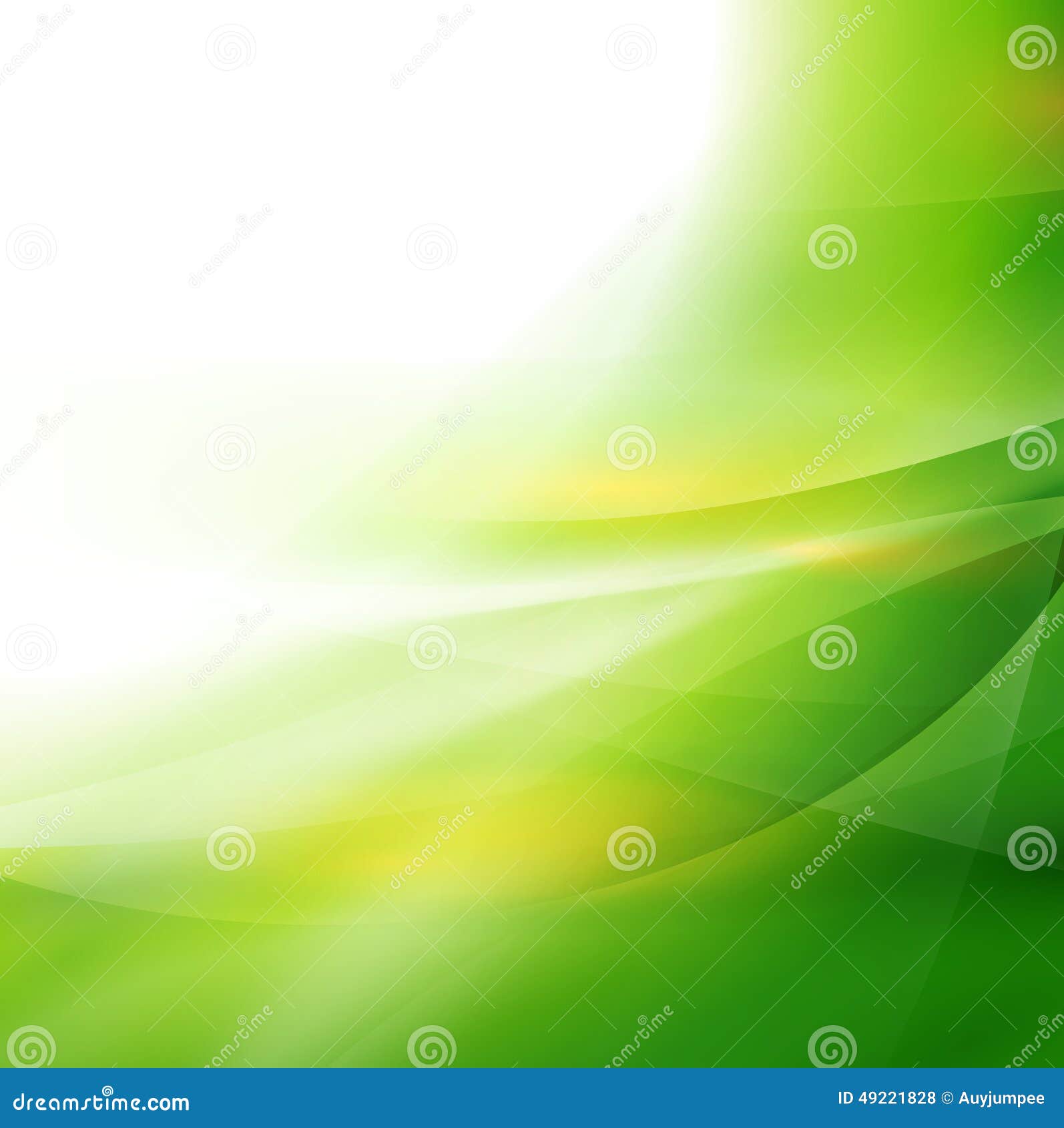 Abstract Smooth Green Flow Background, Vector & Illustration Stock ...