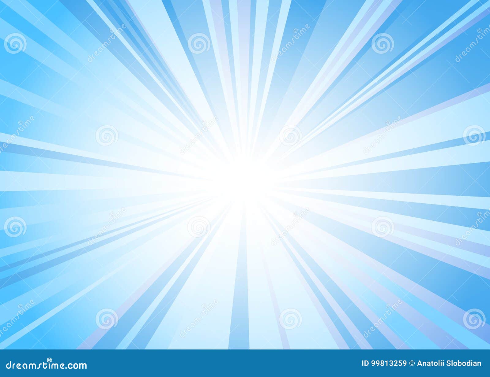 Abstract Smooth Light Blue Perspective Background. Stock Vector ...
