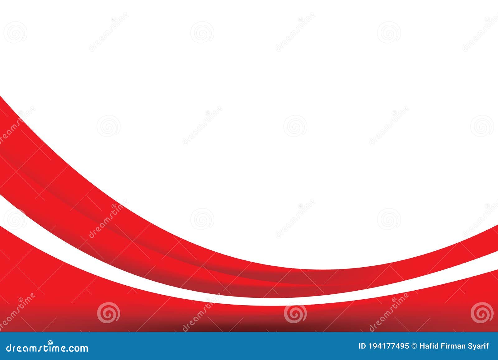 Abstract Smooth Red White Curvy Background Design Template Vector Stock ...